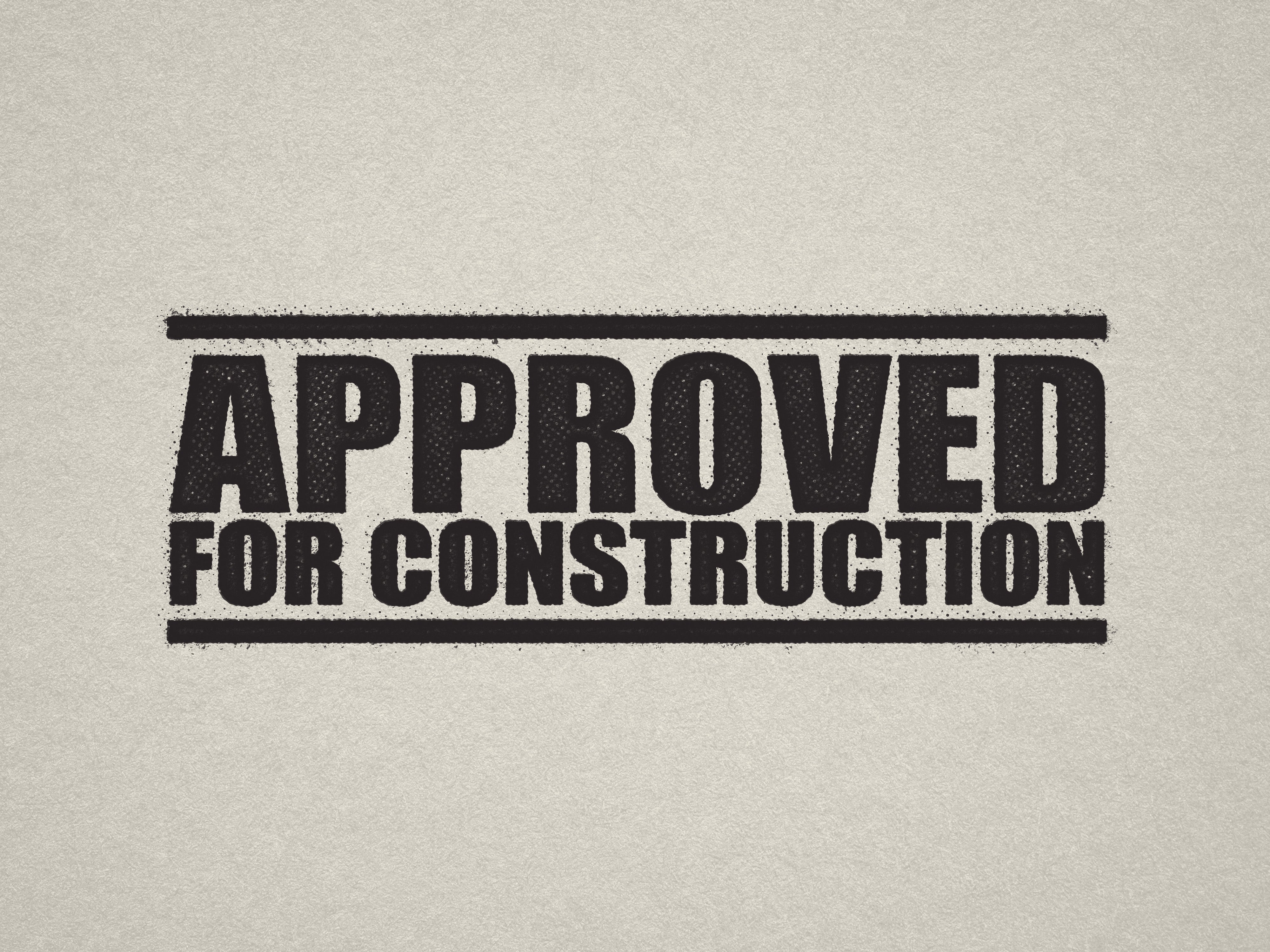 Approved for Construction Stamp – Stamp Lab