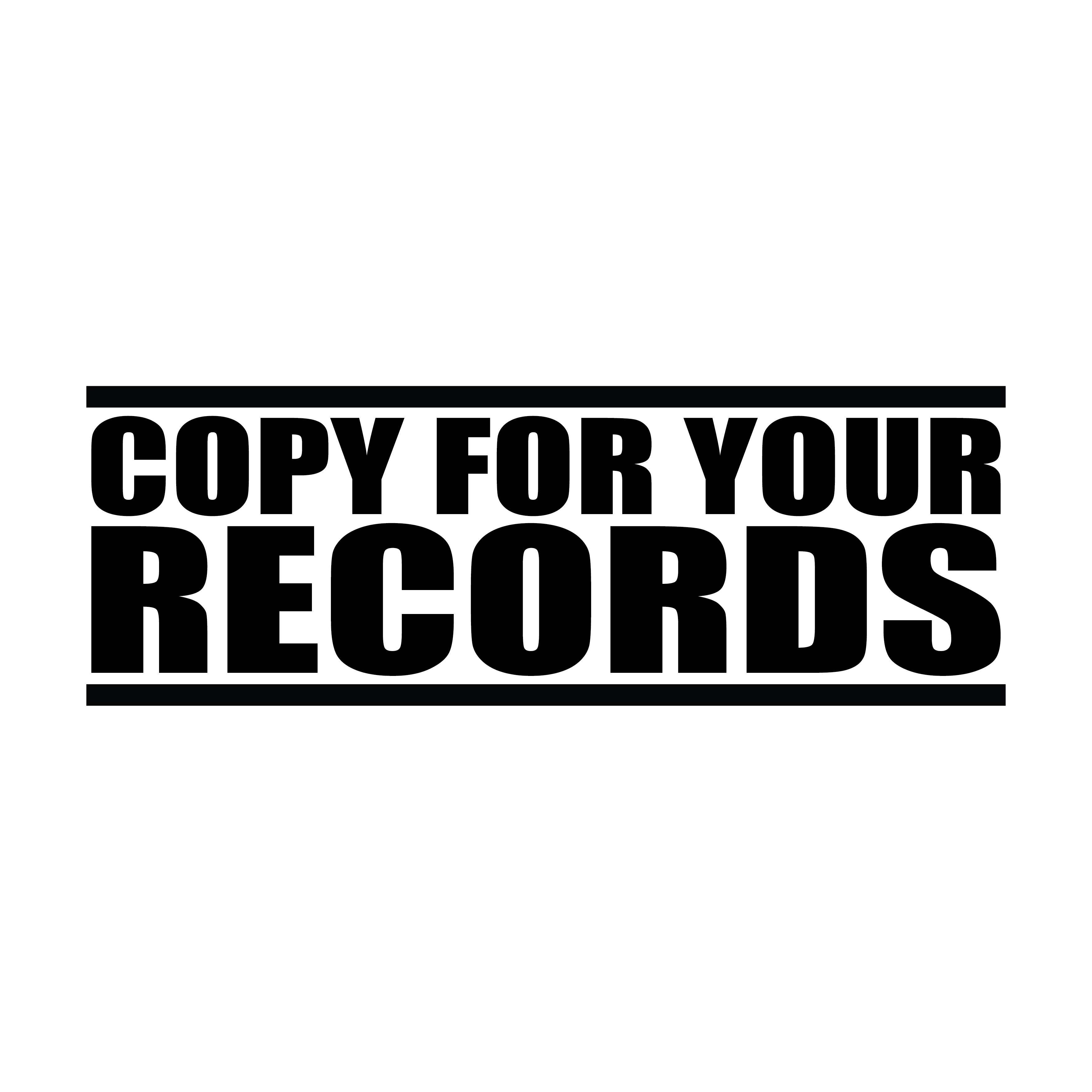 Copy For Your Records Stamp – Stamp Lab