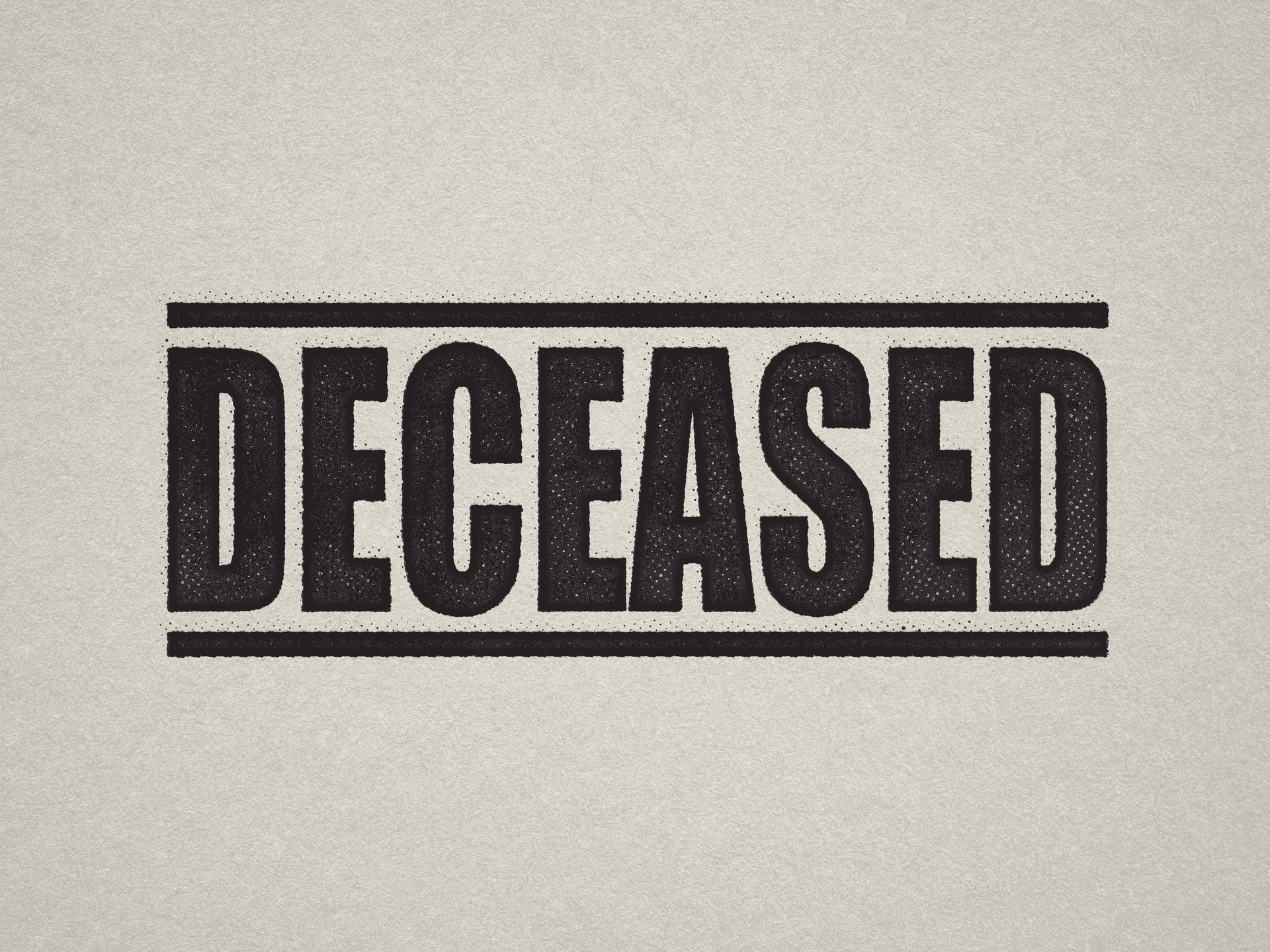 Deceased Stamp – Stamp Lab