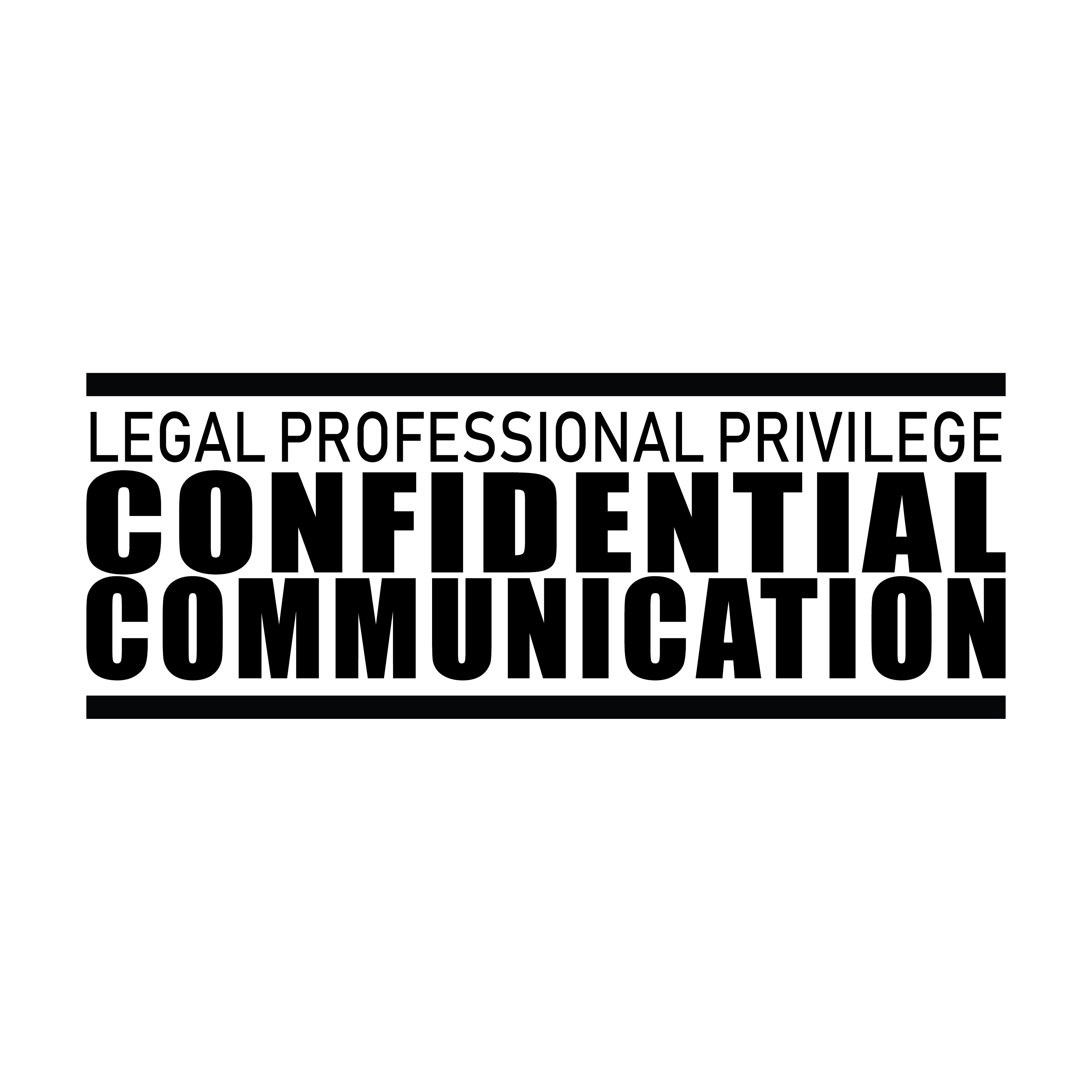 Confidential Communication Legal Privilege Stamp – Stamp Lab