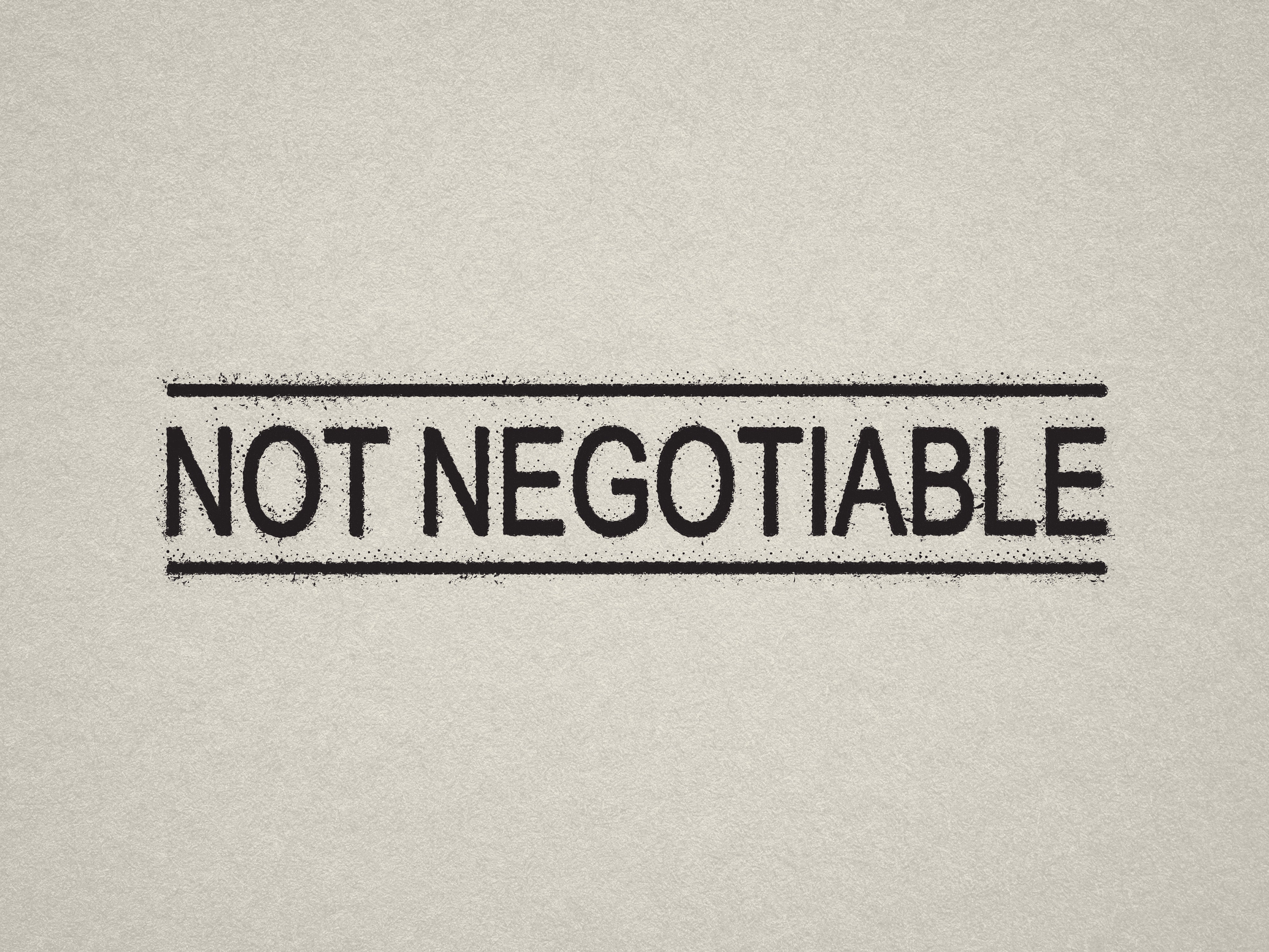 Not Negotiable Stamp – Stamp Lab
