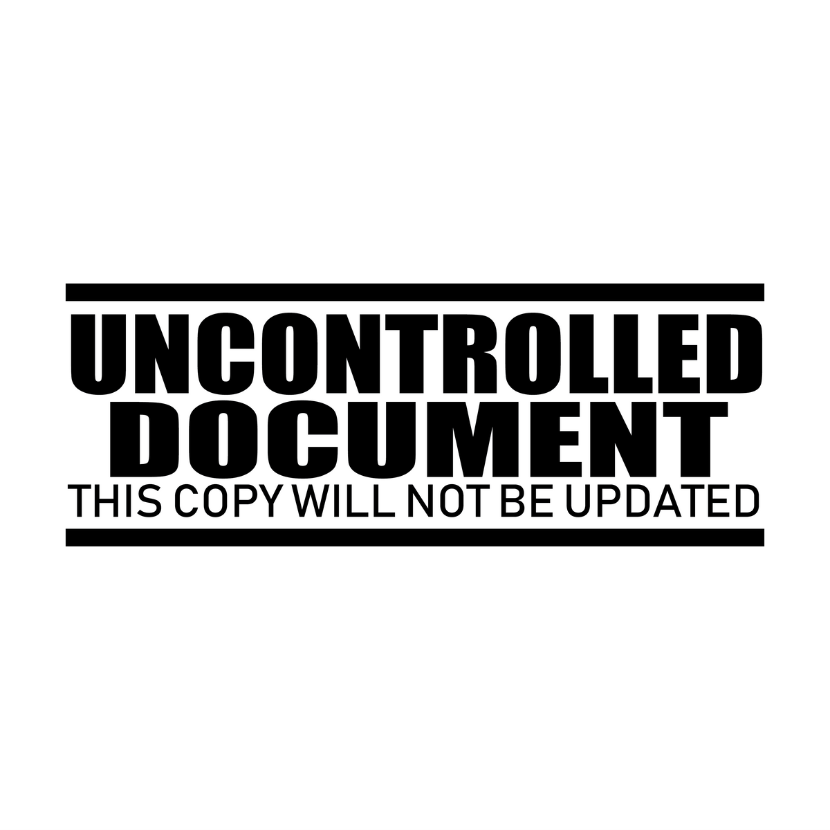 Uncontrolled Document Stamp – Stamp Lab