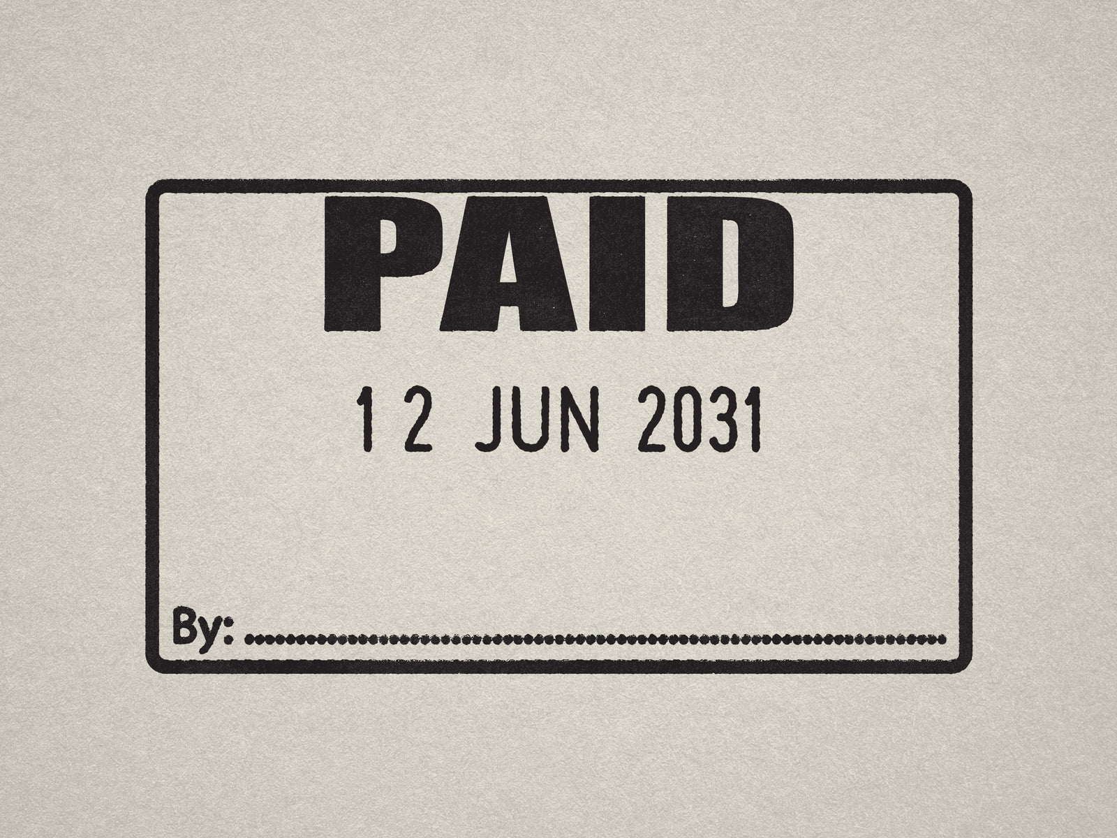 Paid Date Stamp – Stamp Lab