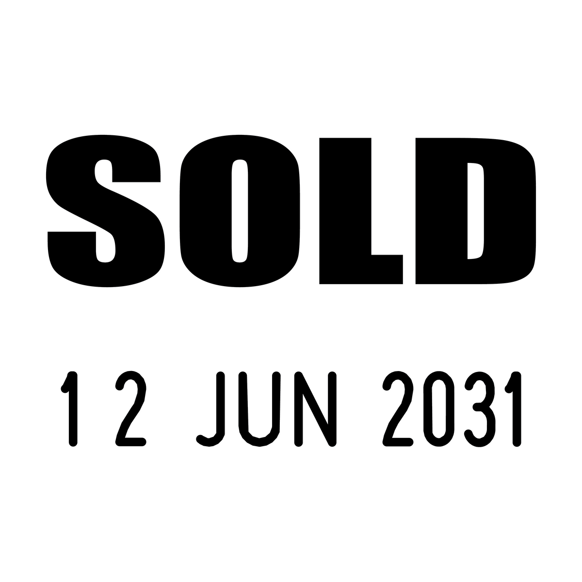 Sold Mini-Date Stamp – Stamp Lab