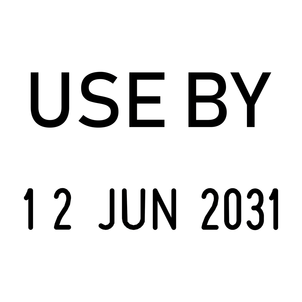 Use By Mini-Date Stamp – Stamp Lab