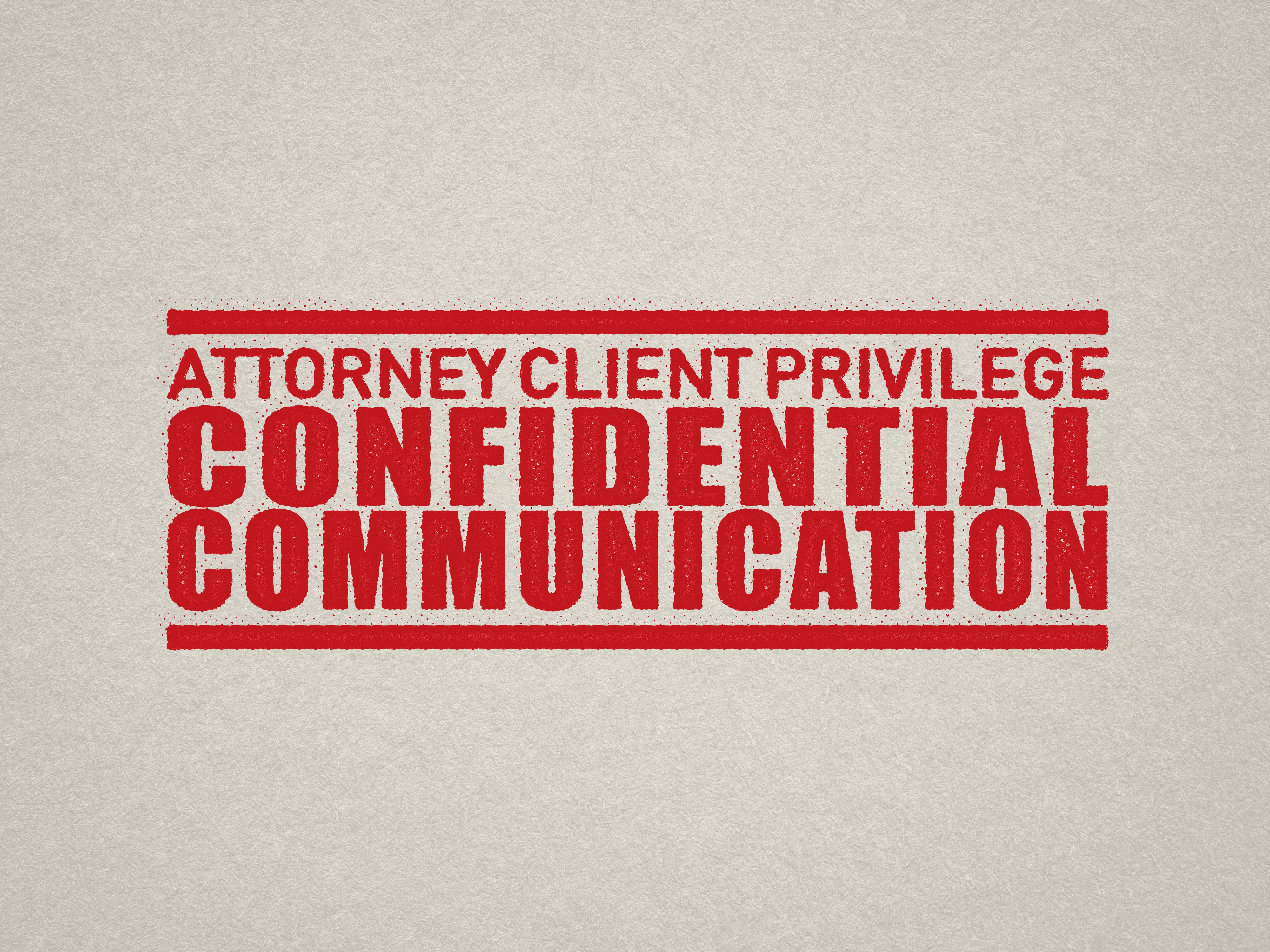 Attorney Client Privilege Stamp – Stamp Lab