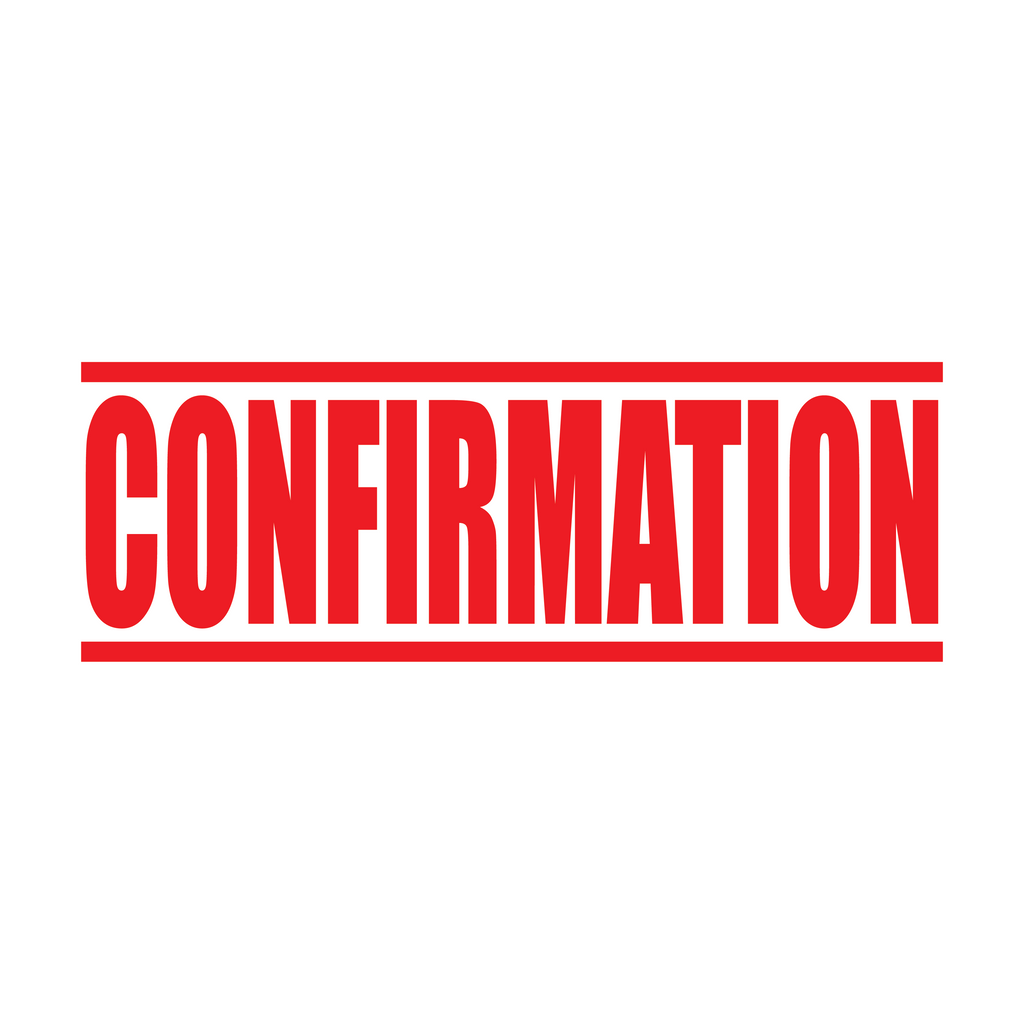 Confirmation Stamp – Stamp Lab