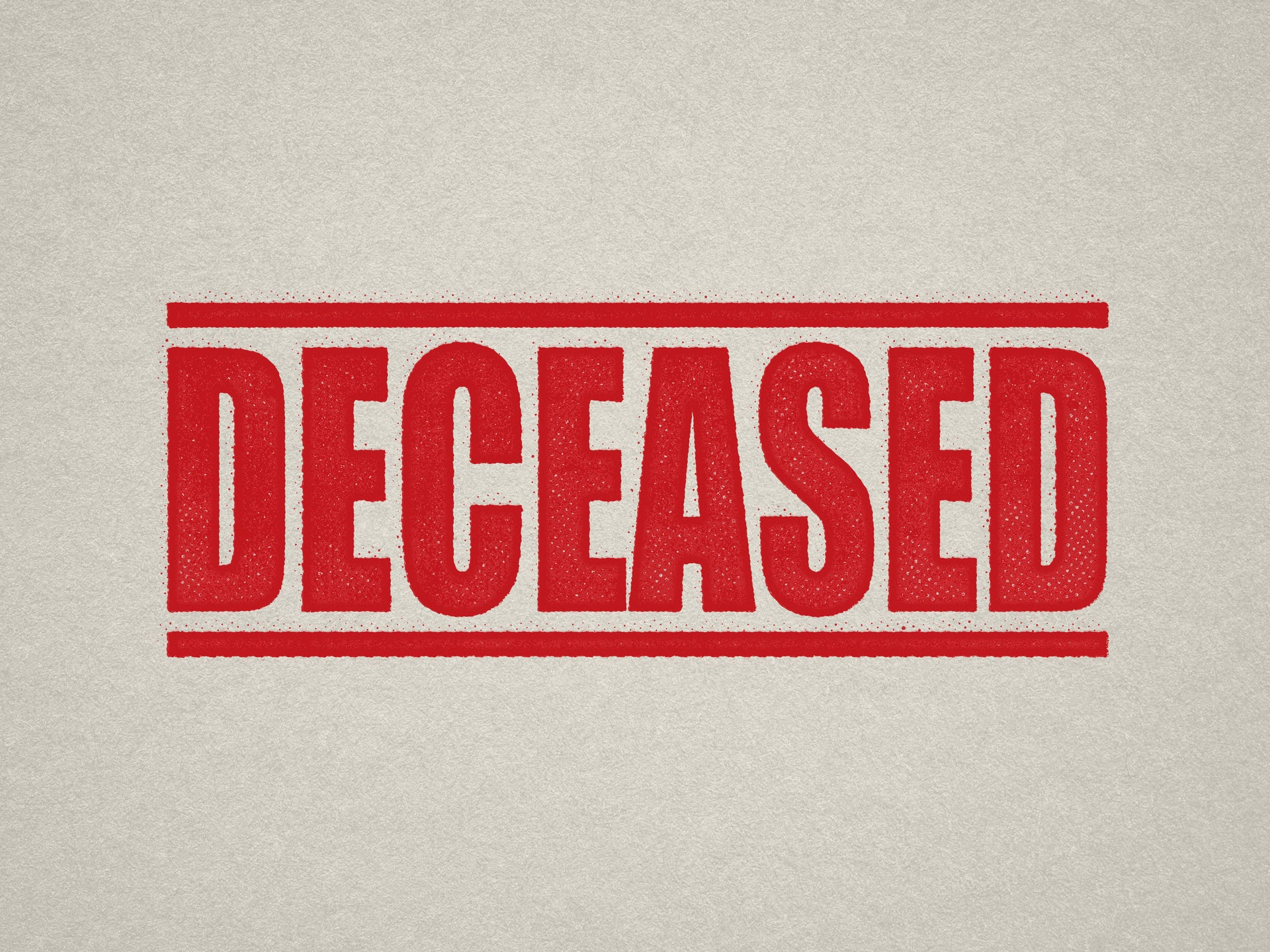 Deceased Stamp – Stamp Lab