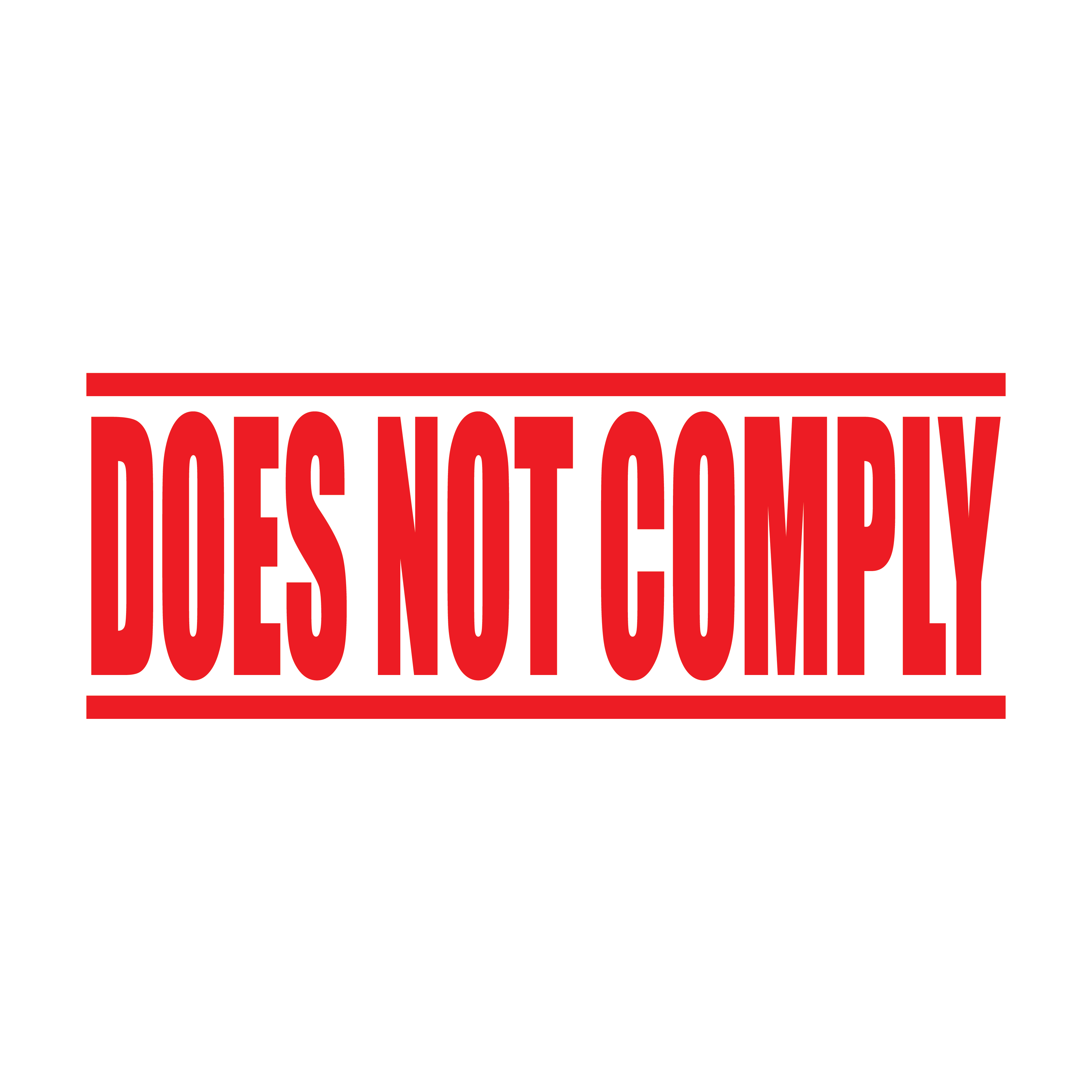 Does Not Comply Stamp – Stamp Lab