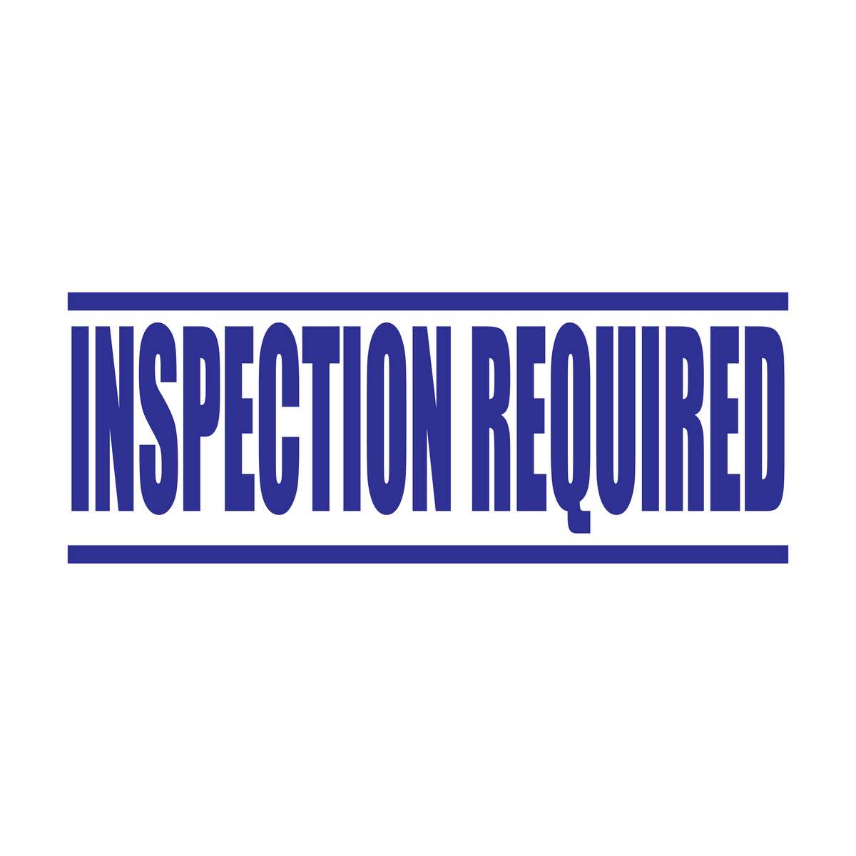 Inspection Required Stamp – Stamp Lab