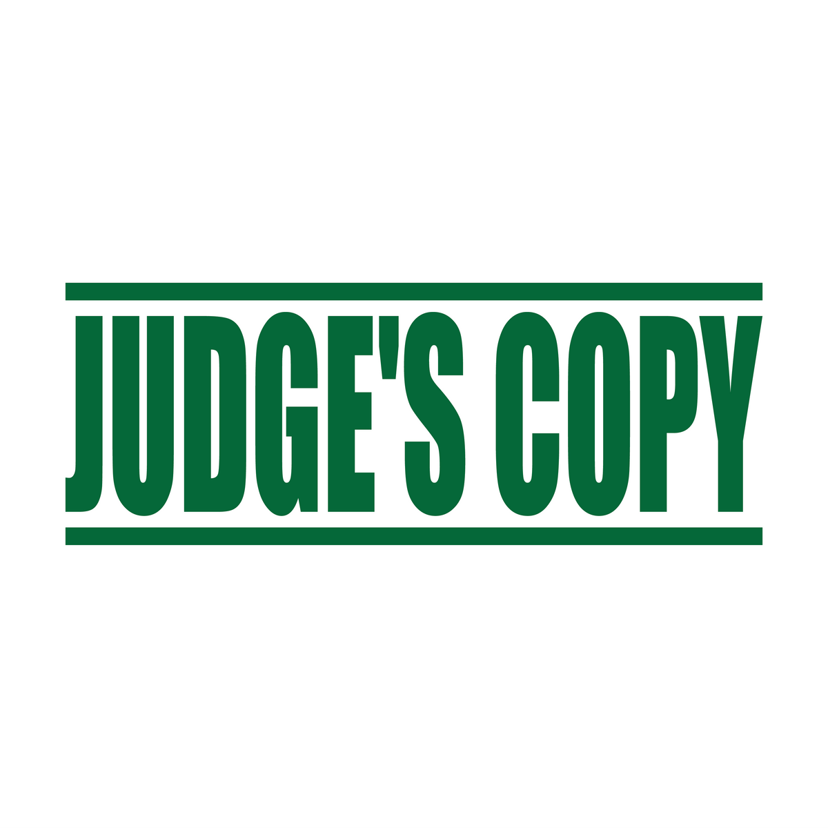 Judges Copy Stamp – Stamp Lab