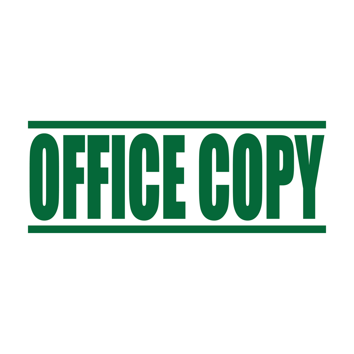 Office Copy Rubber Stamp – Stamp Lab