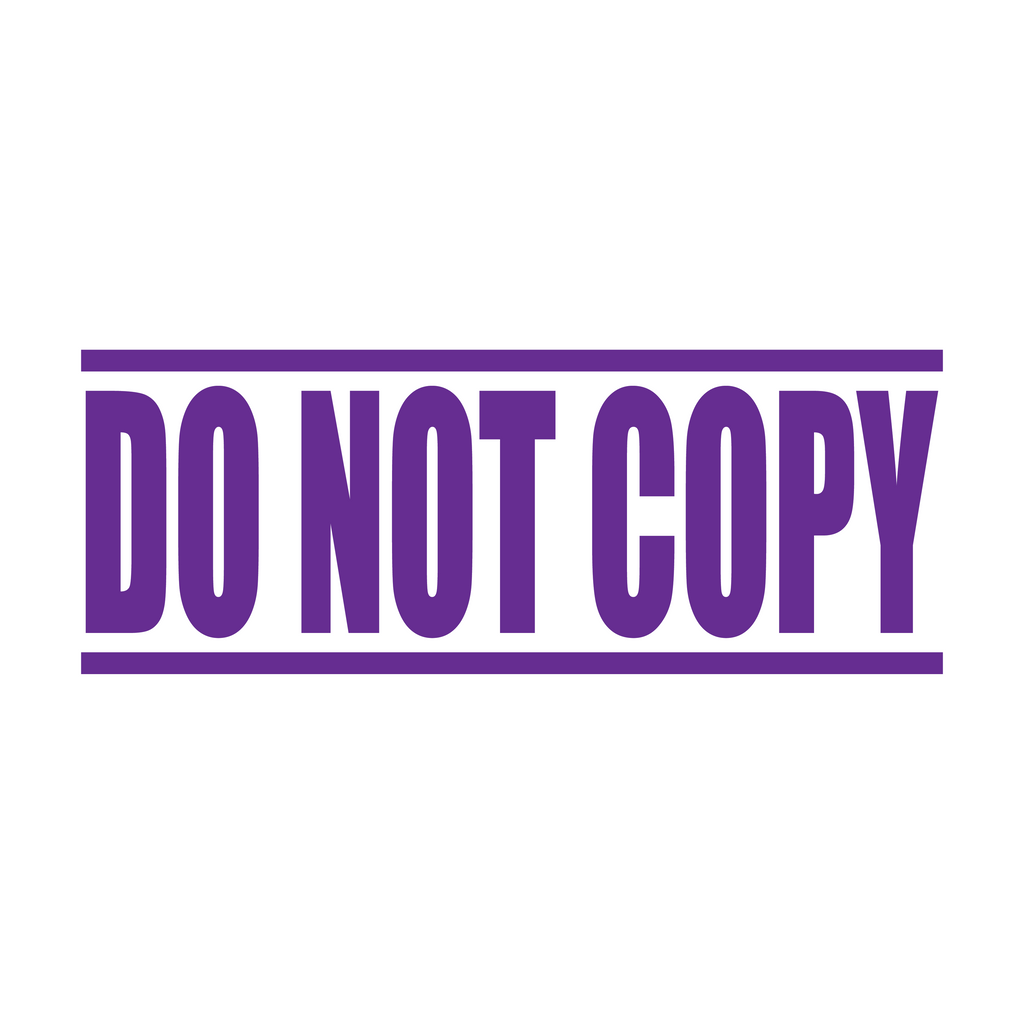 Do Not Copy Stamp – Stamp Lab