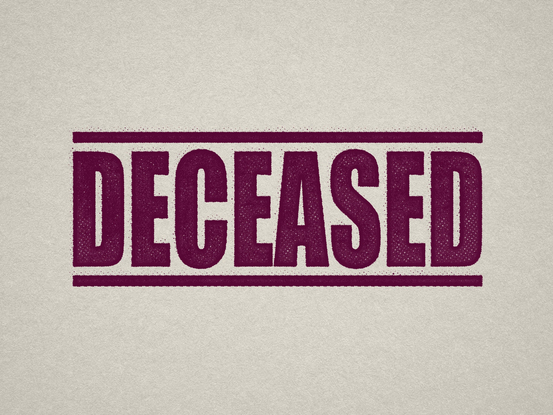 Deceased Stamp – Stamp Lab