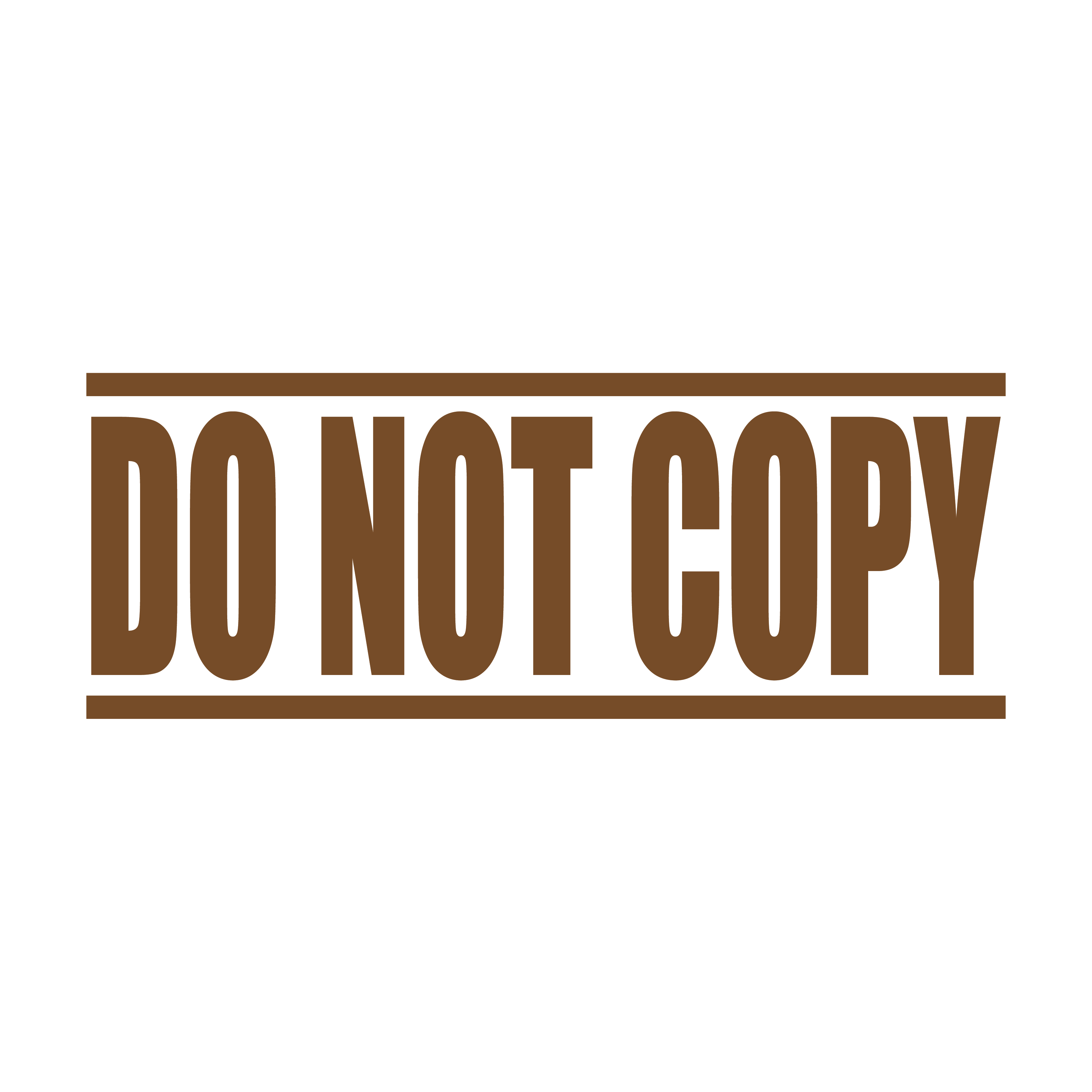 Do Not Copy Stamp – Stamp Lab
