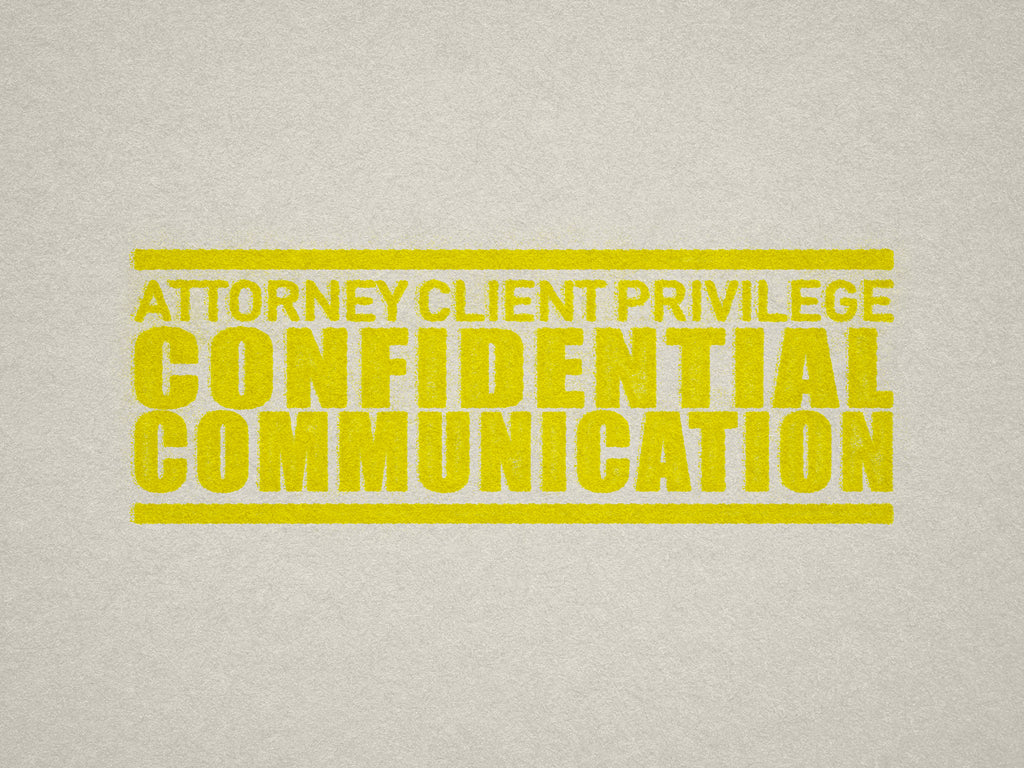 Attorney Client Privilege Stamp – Stamp Lab