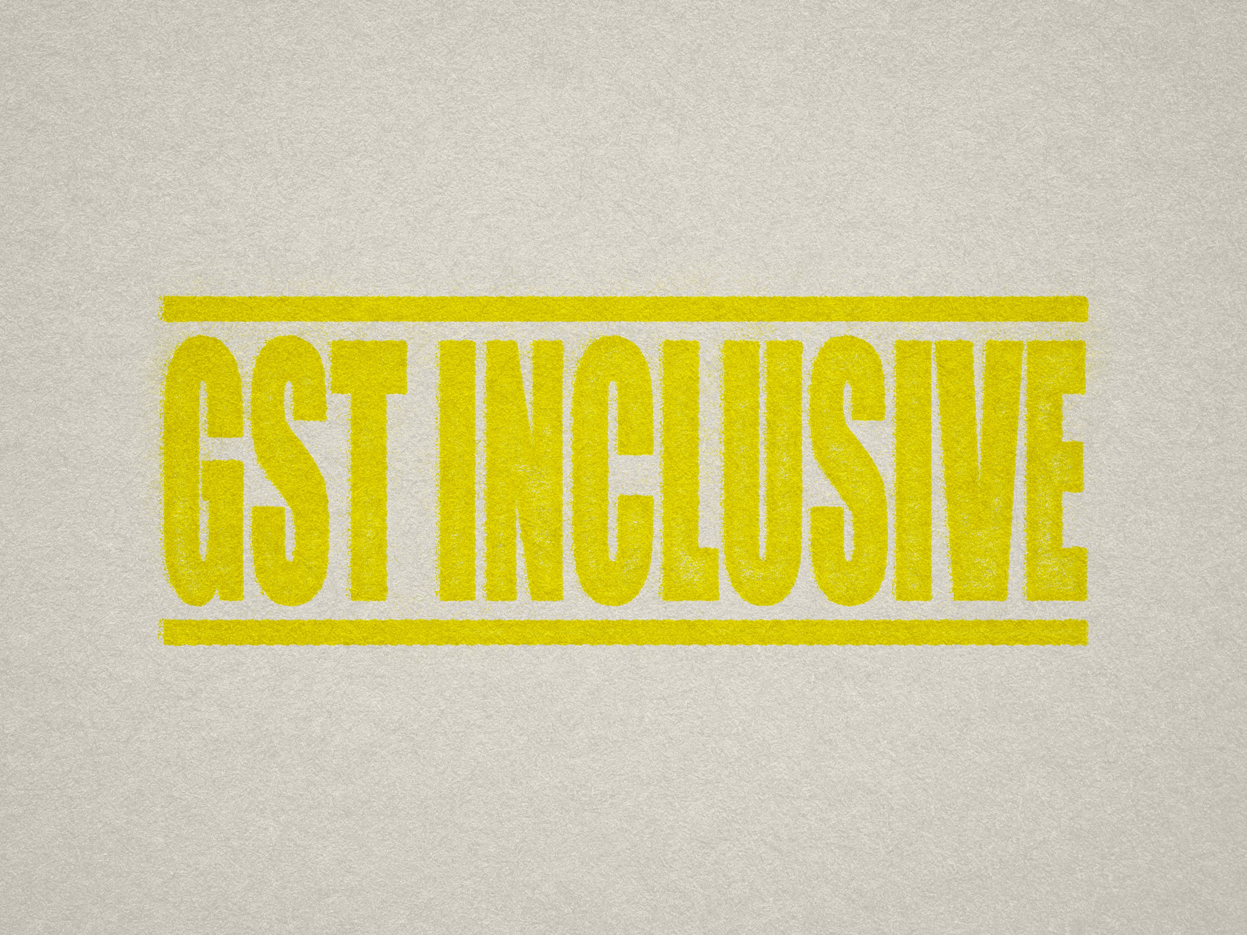GST Inclusive Stamp – Stamp Lab