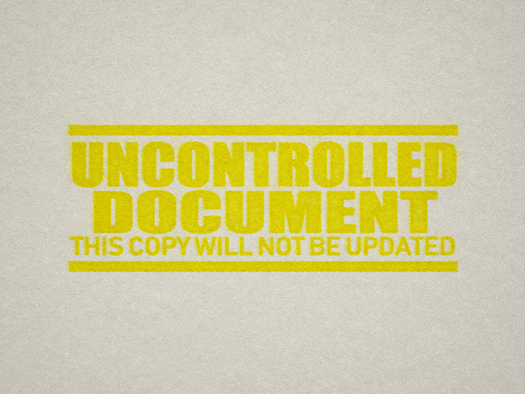 Uncontrolled Document Stamp – Stamp Lab