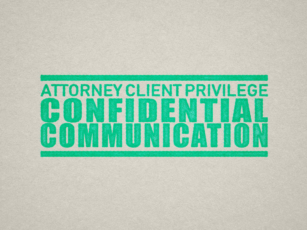 Attorney Client Privilege Stamp