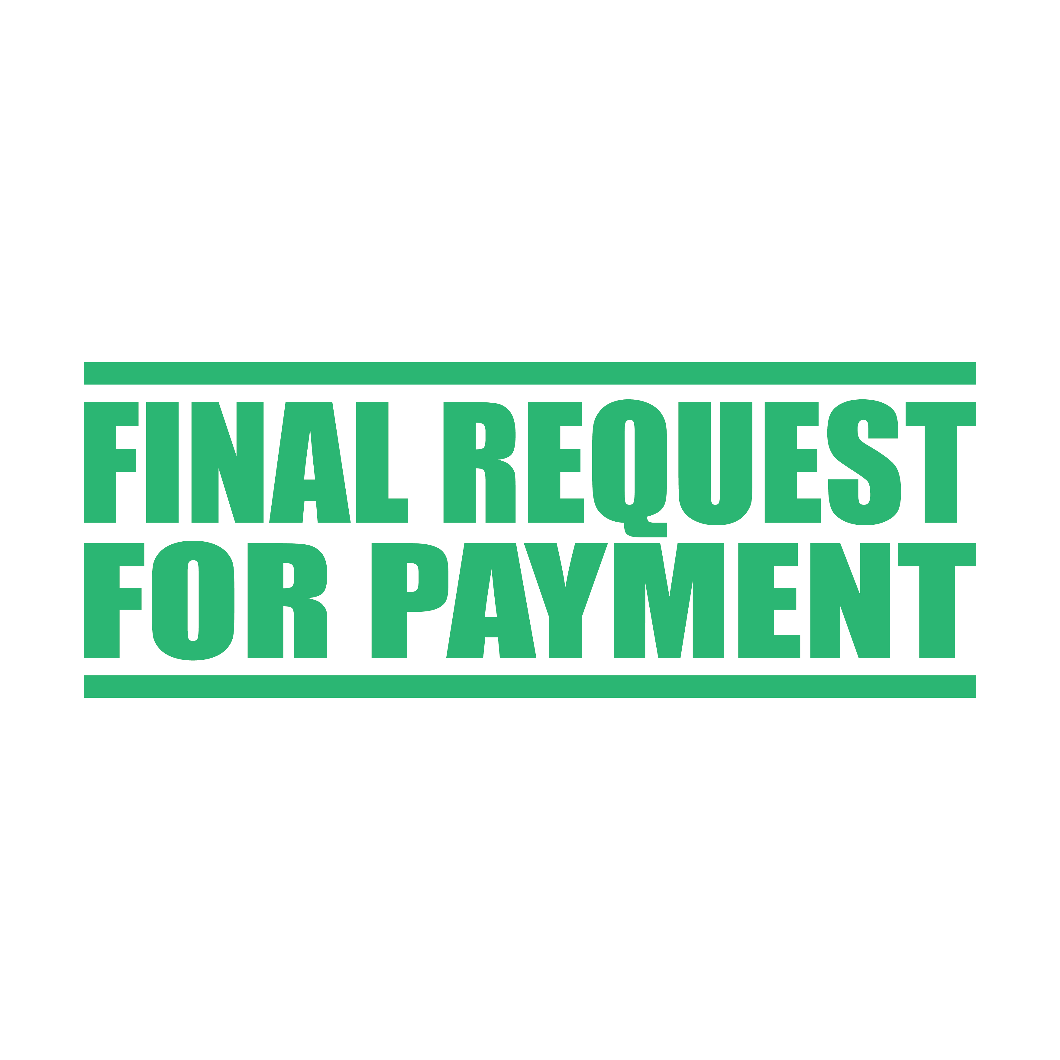 Final Request For Payment Stamp – Stamp Lab