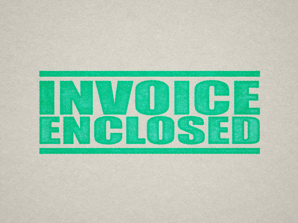 Invoice Enclosed Stamp – Stamp Lab