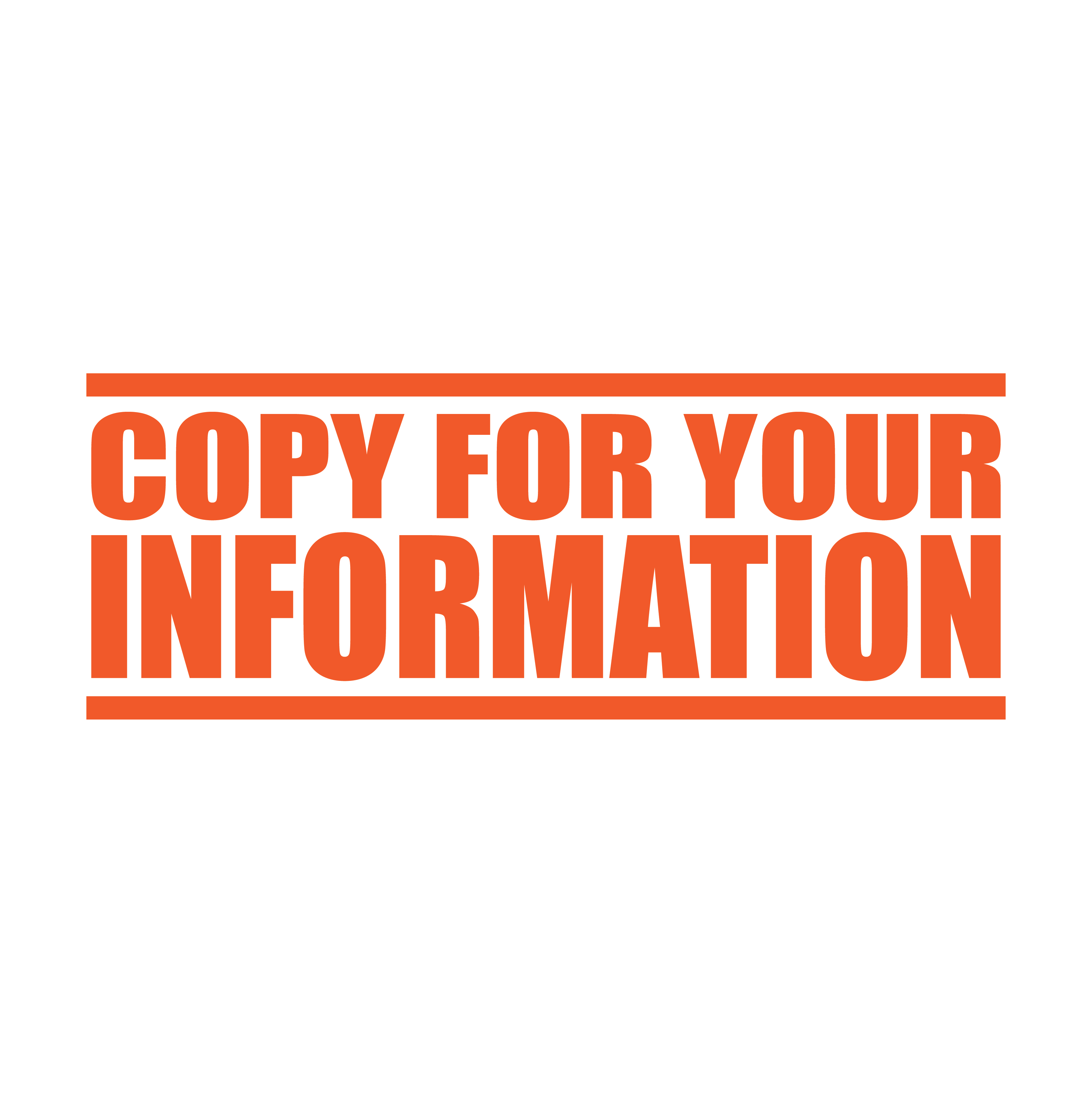 Copy For Your Information Stamp – Stamp Lab