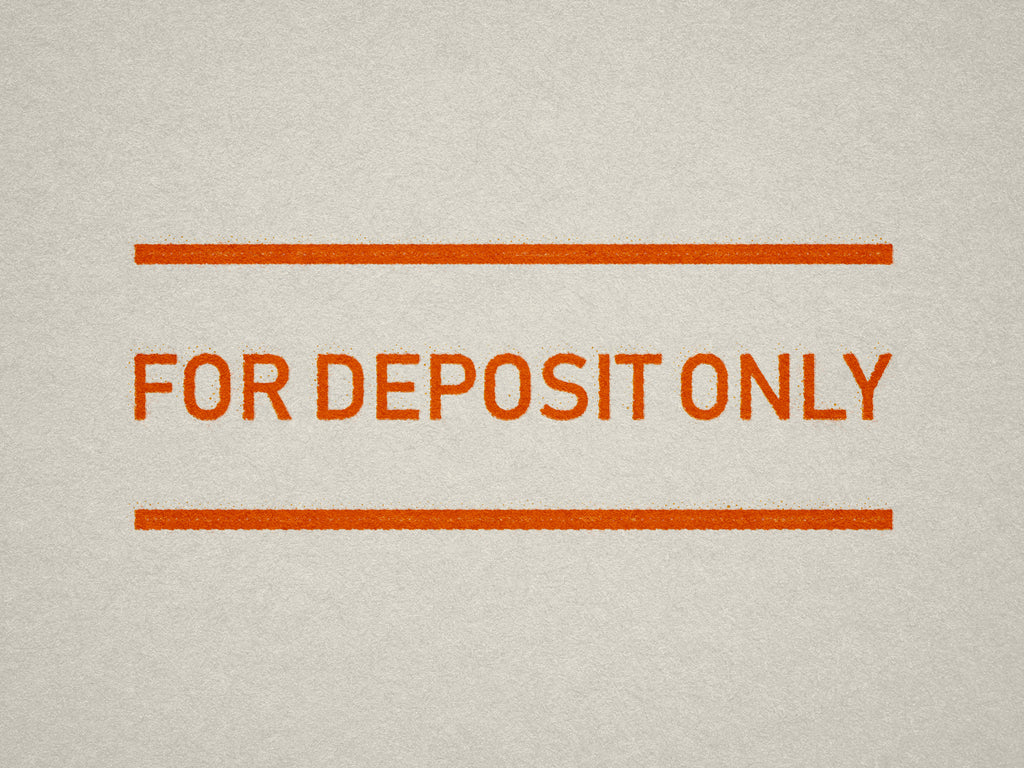 For Deposit Only Stamp – Stamp Lab