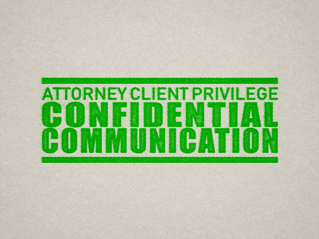 Attorney Client Privilege Stamp