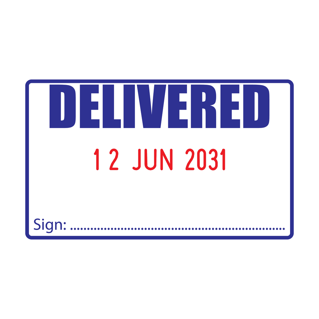 Delivered Date Stamp – Stamp Lab