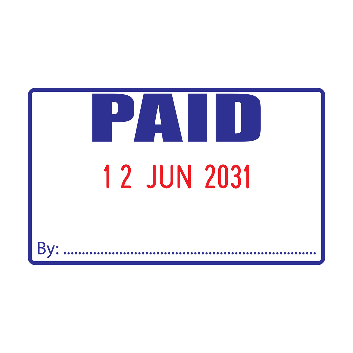 Paid Date Stamp – Stamp Lab