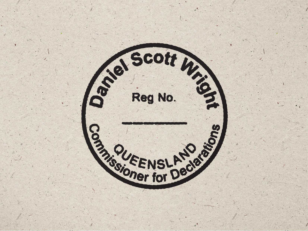 Personalised Black CDec Stamps