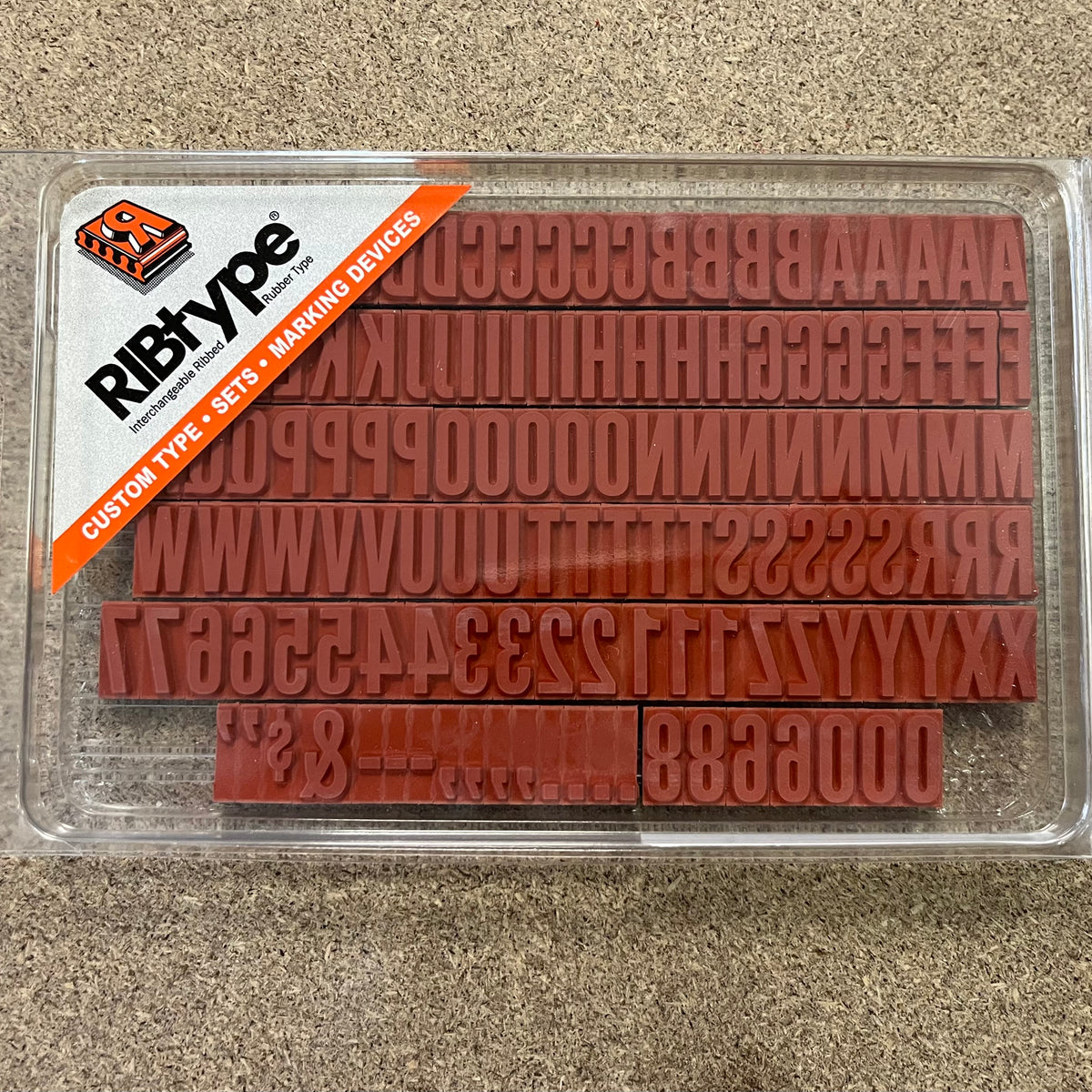 RIBtype Letter & Number Sets – Stamp Lab