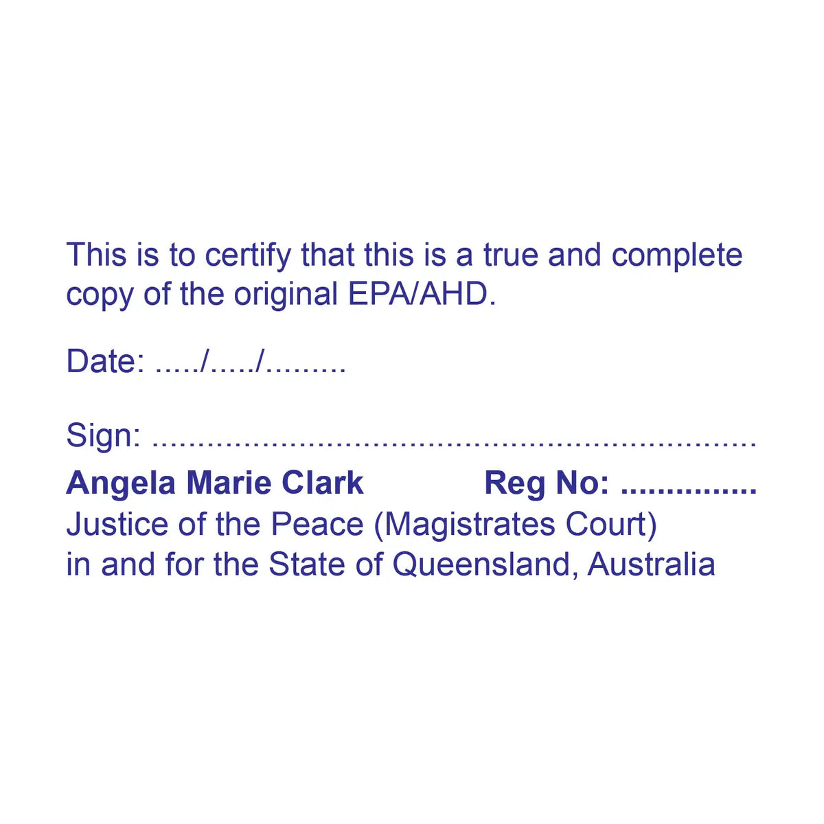 Power of Attorney & Health Directive Stamp Final Page – Stamp Lab