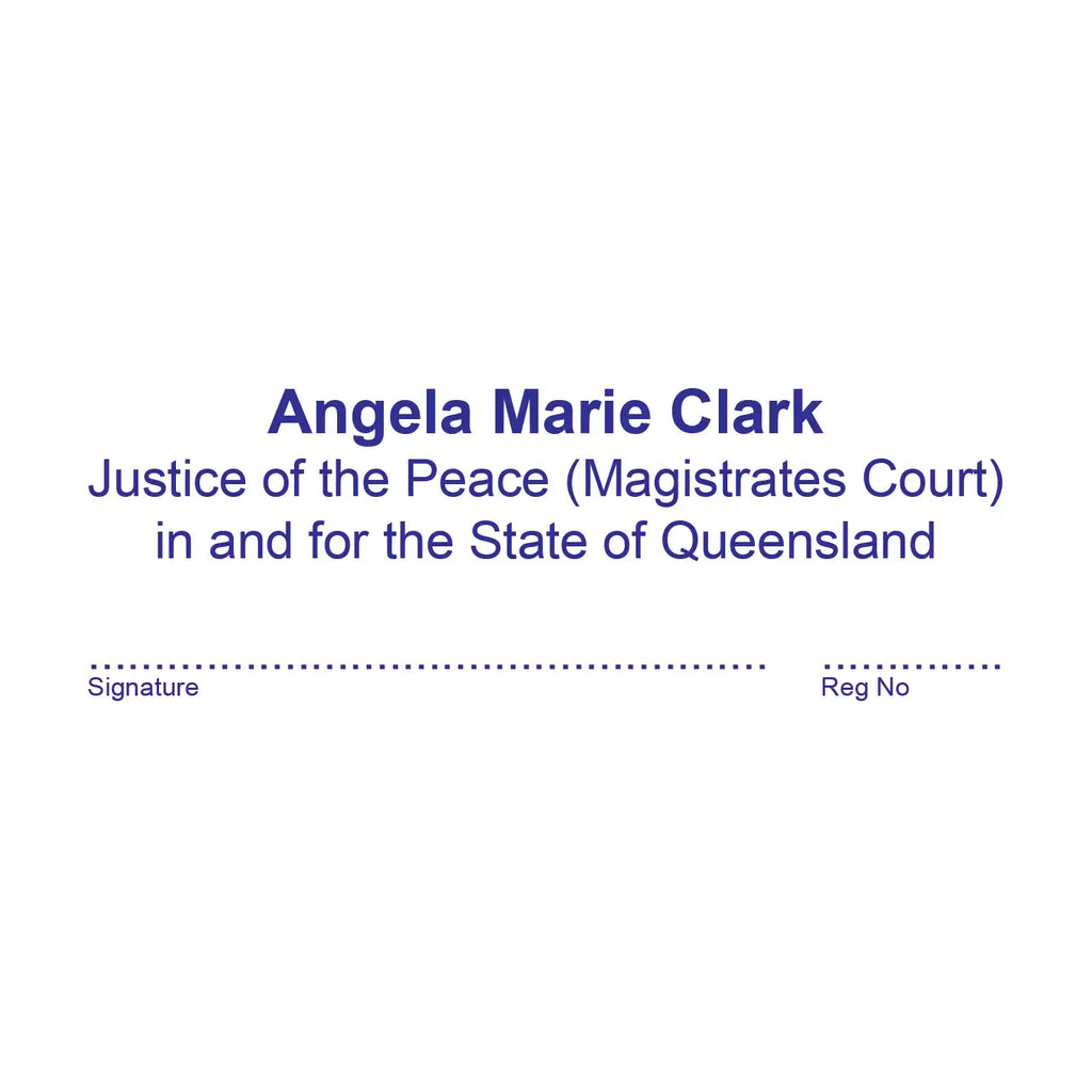Custom Stamps for Justice of the Peace (Magistrates Court) in and for ...