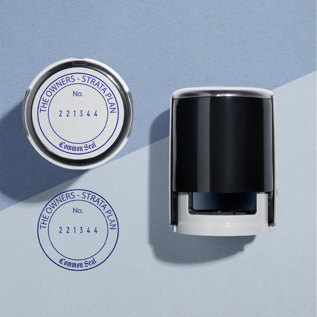 Strata Plan Stamp with Changeable Number