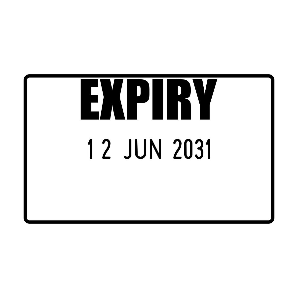 Expiry Date Stamp – Stamp Lab