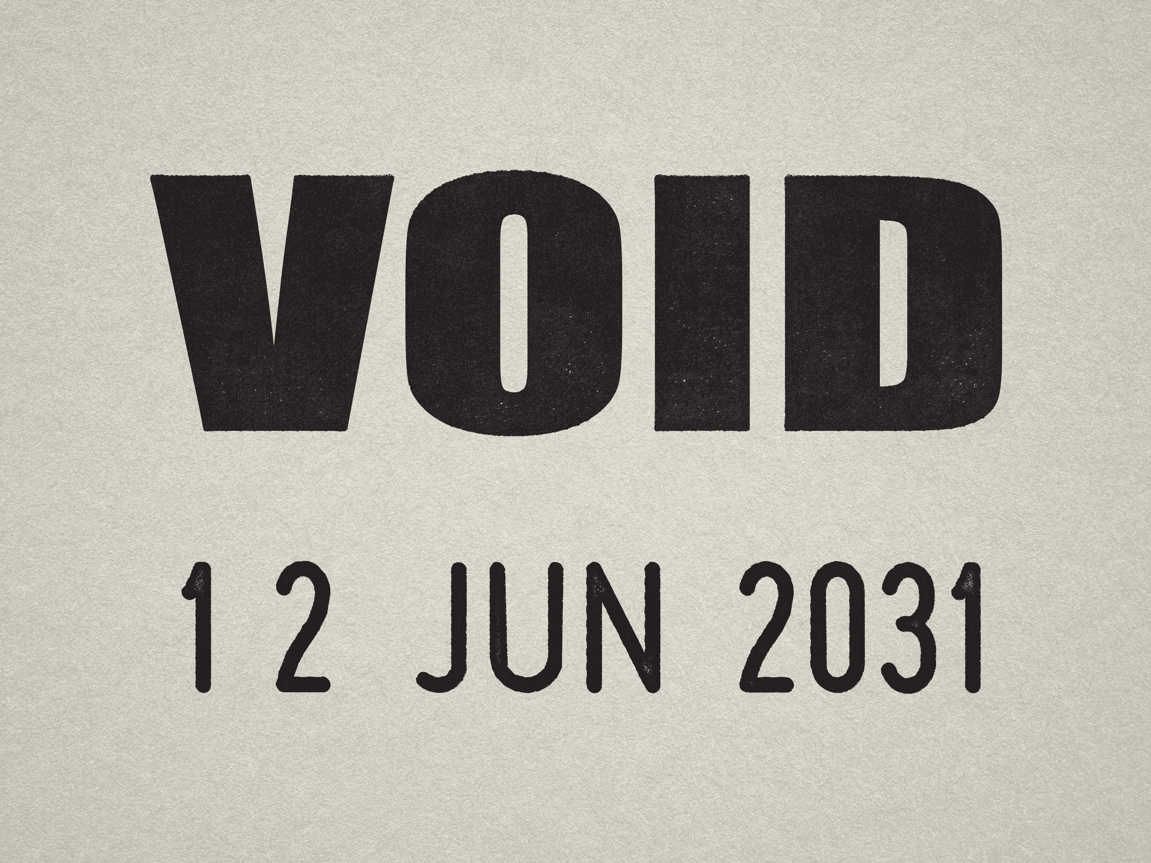 Void Mini-Date Stamp – Stamp Lab