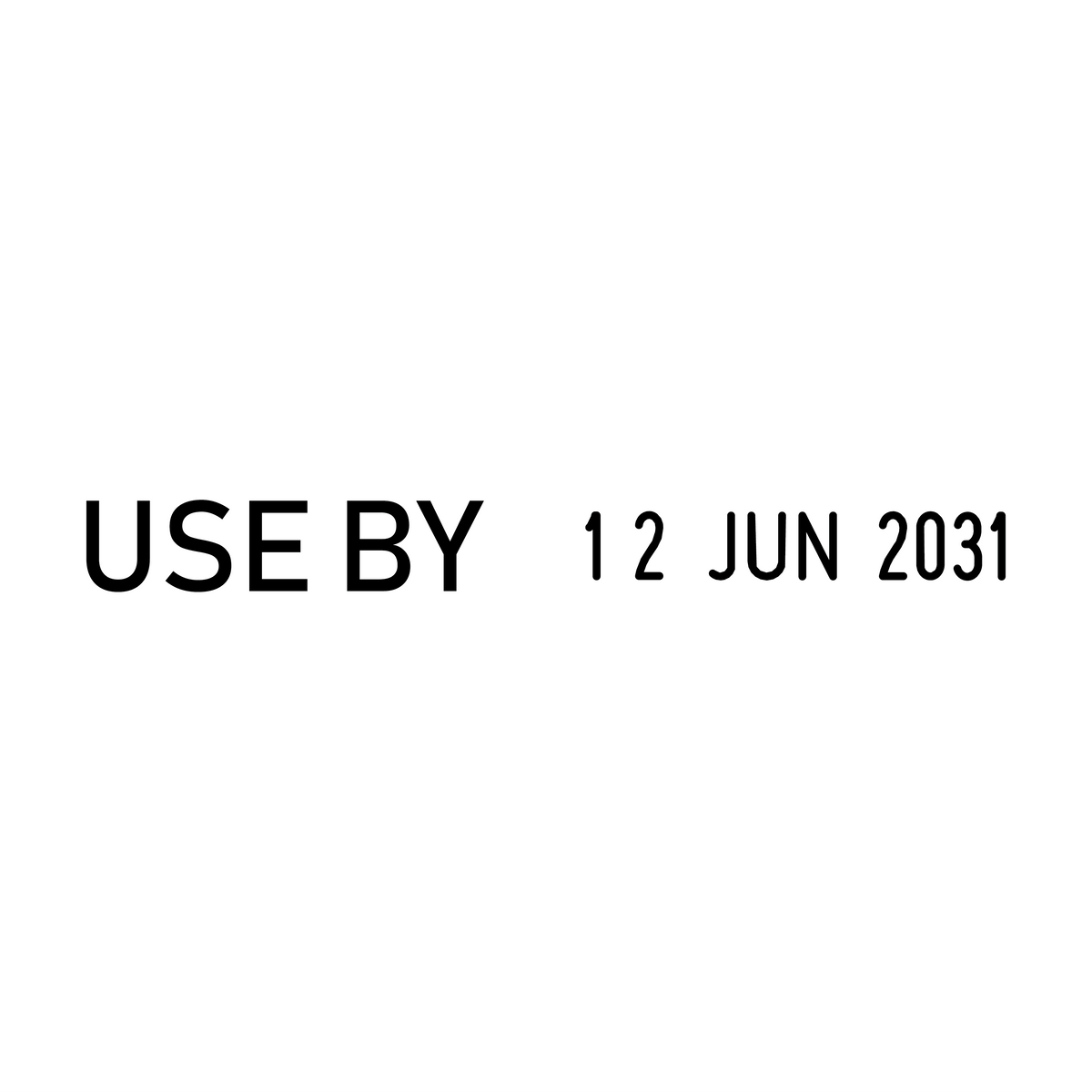Use By Side-by-Side Date Stamp – Stamp Lab
