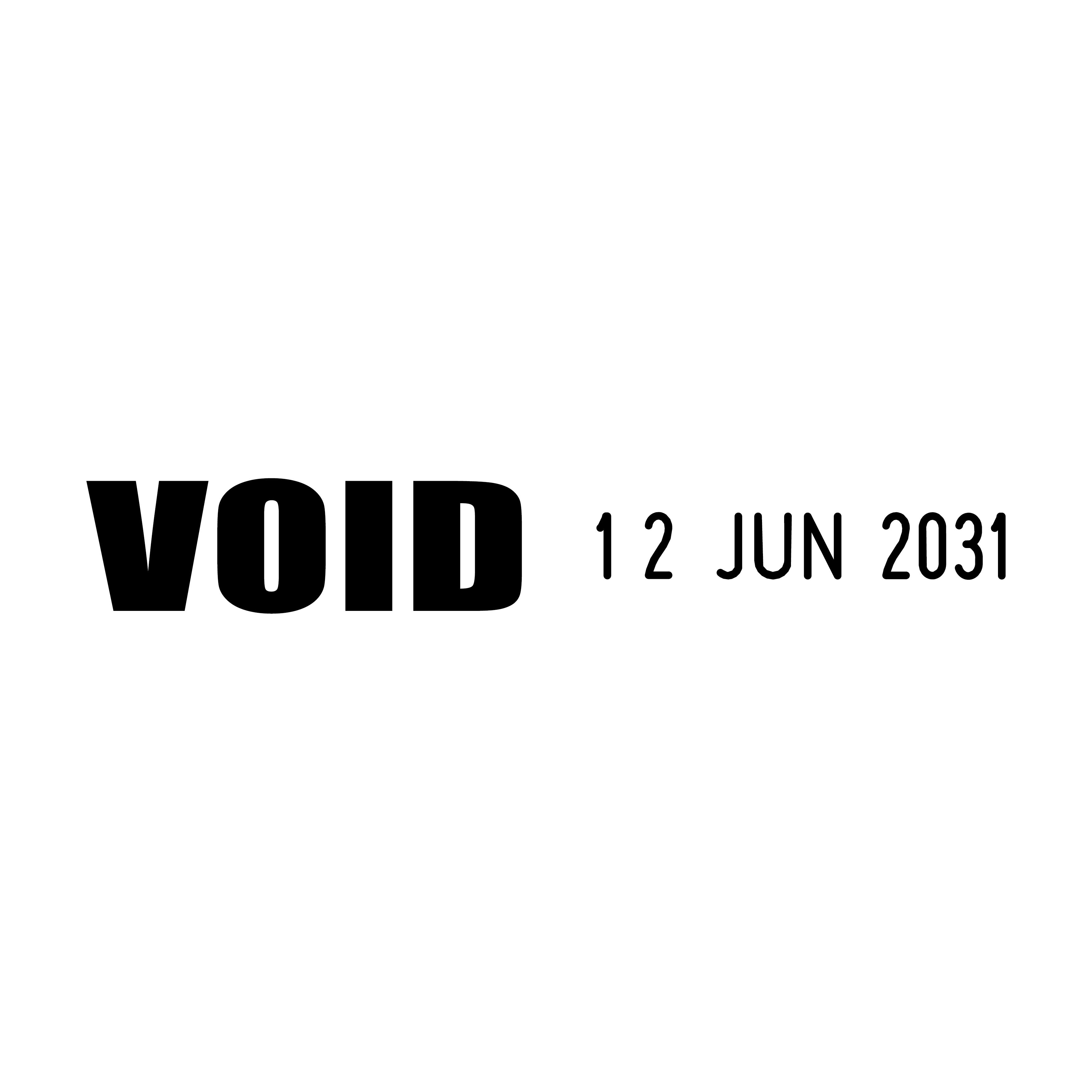 Void Side-by-Side Date Stamp – Stamp Lab