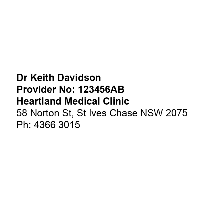 Doctor Stamp 5 Lines – Stamp Lab