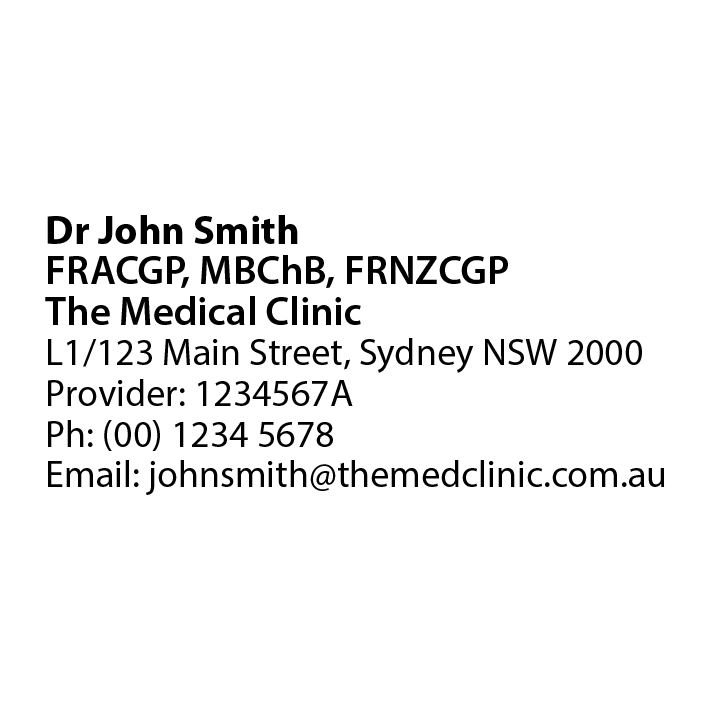 Doctor Stamp 7 Lines – Stamp Lab