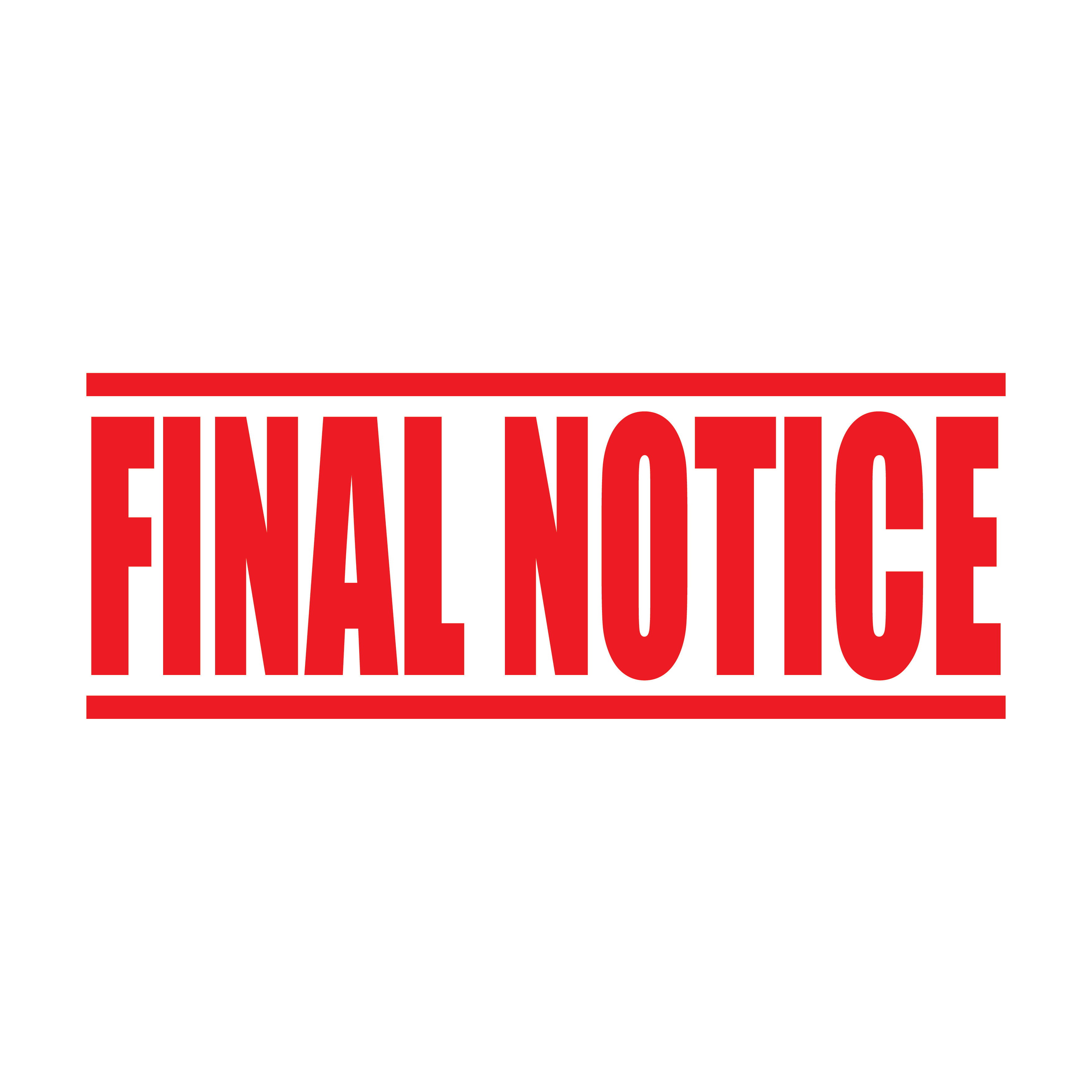 Final Notice Stamp – Stamp Lab