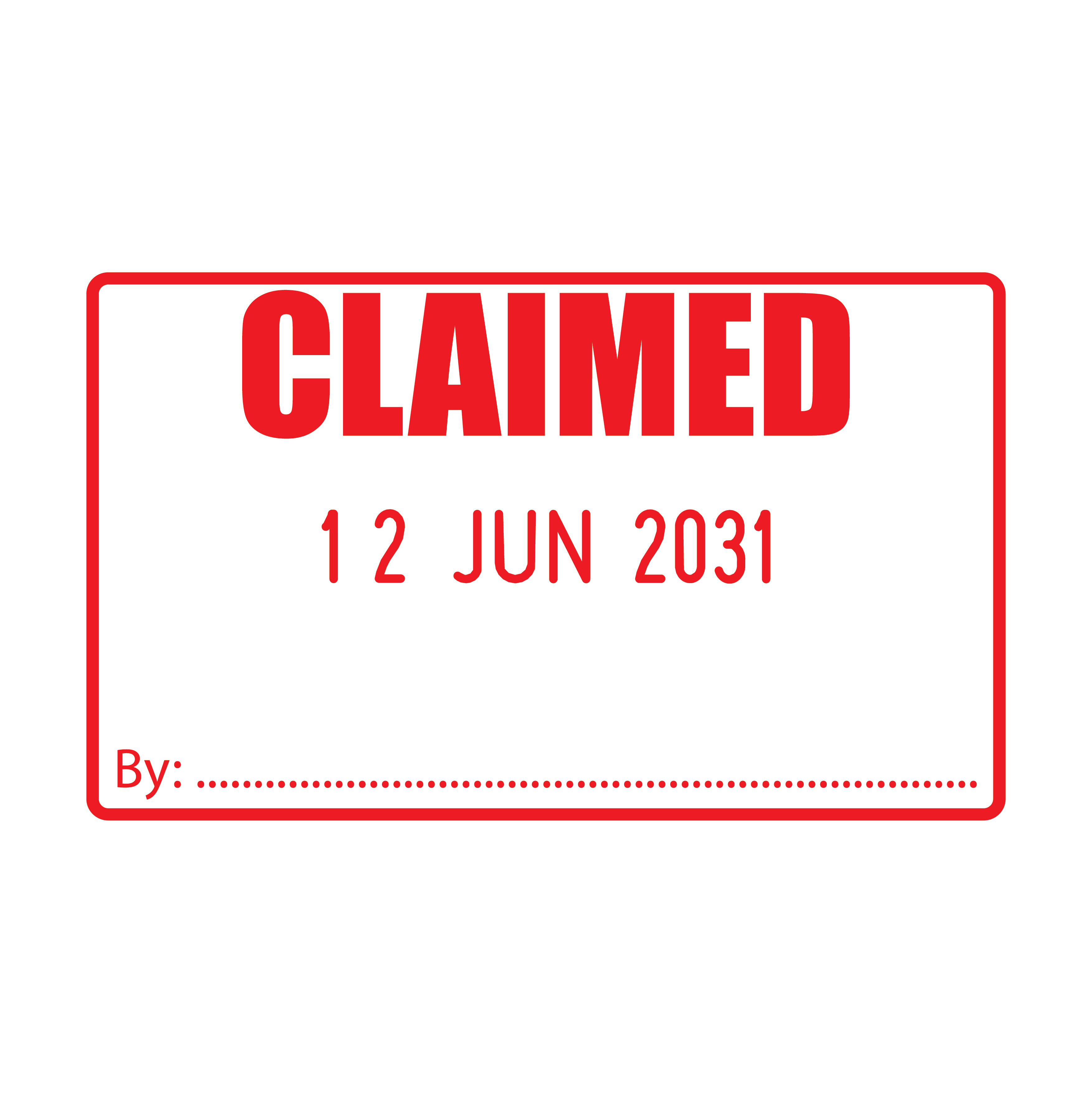 Claimed Date Stamp – Stamp Lab