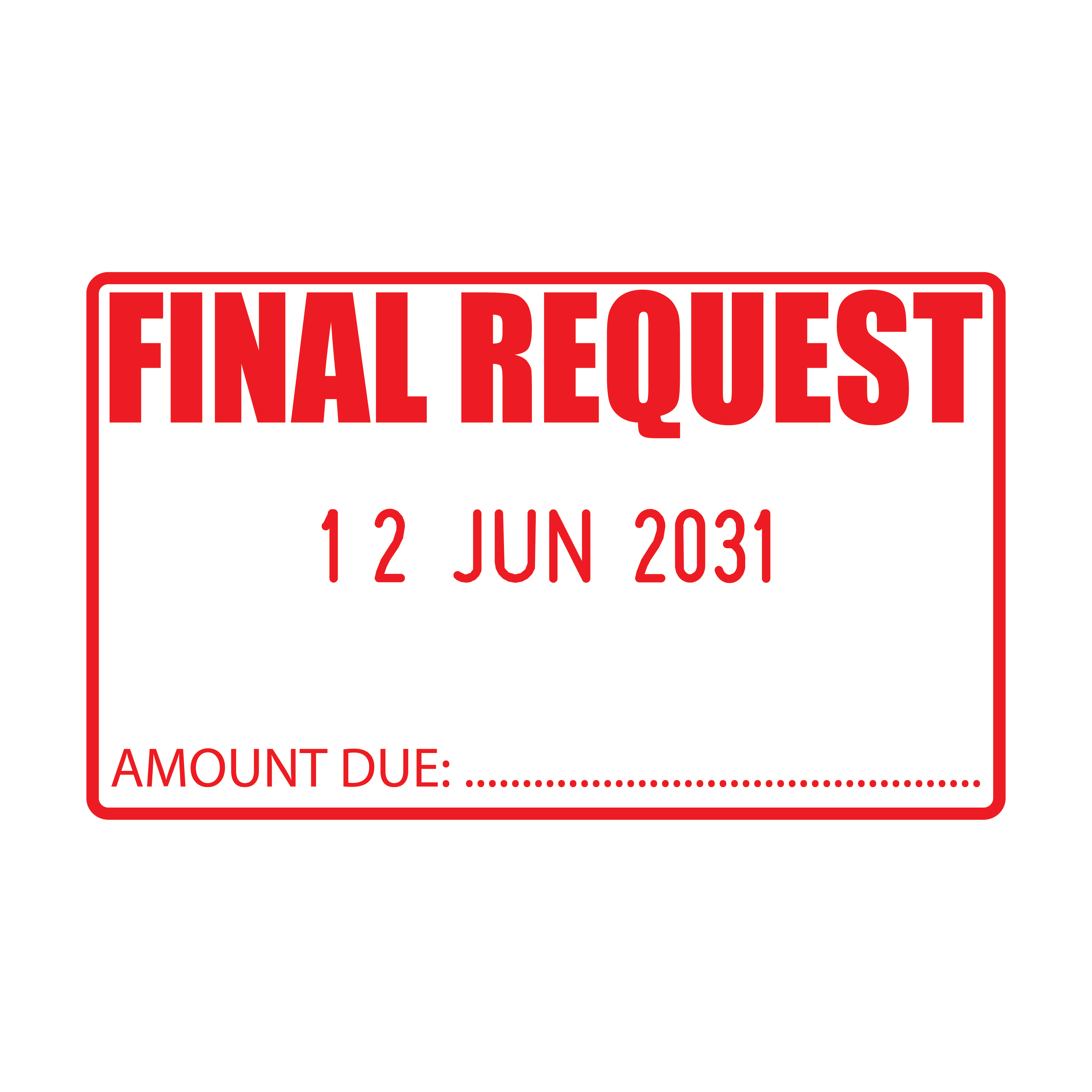 Final Request Date Stamp – Stamp Lab