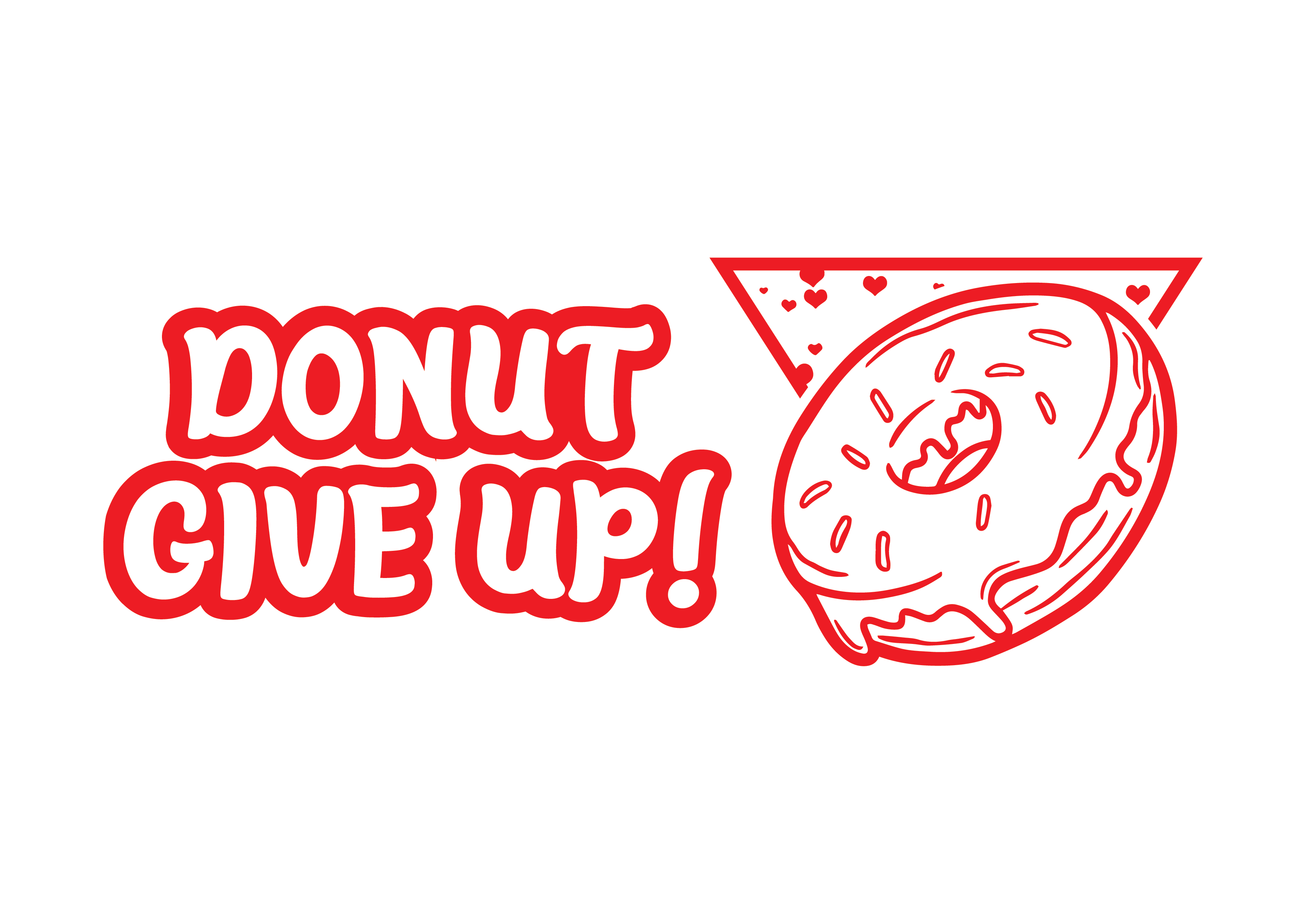 Donut Give Up - School Teacher Stamp – Stamp Lab