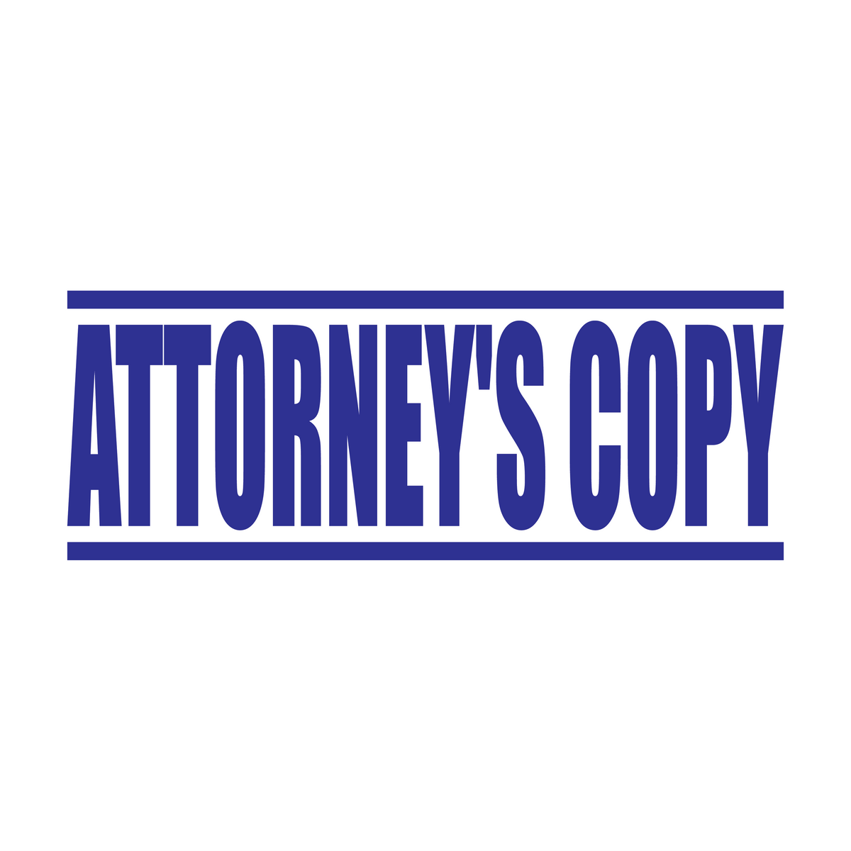 Attorney's Copy Stamp – Stamp Lab