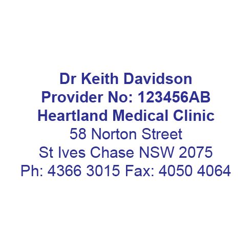 Doctor Stamp 6 Lines – Stamp Lab