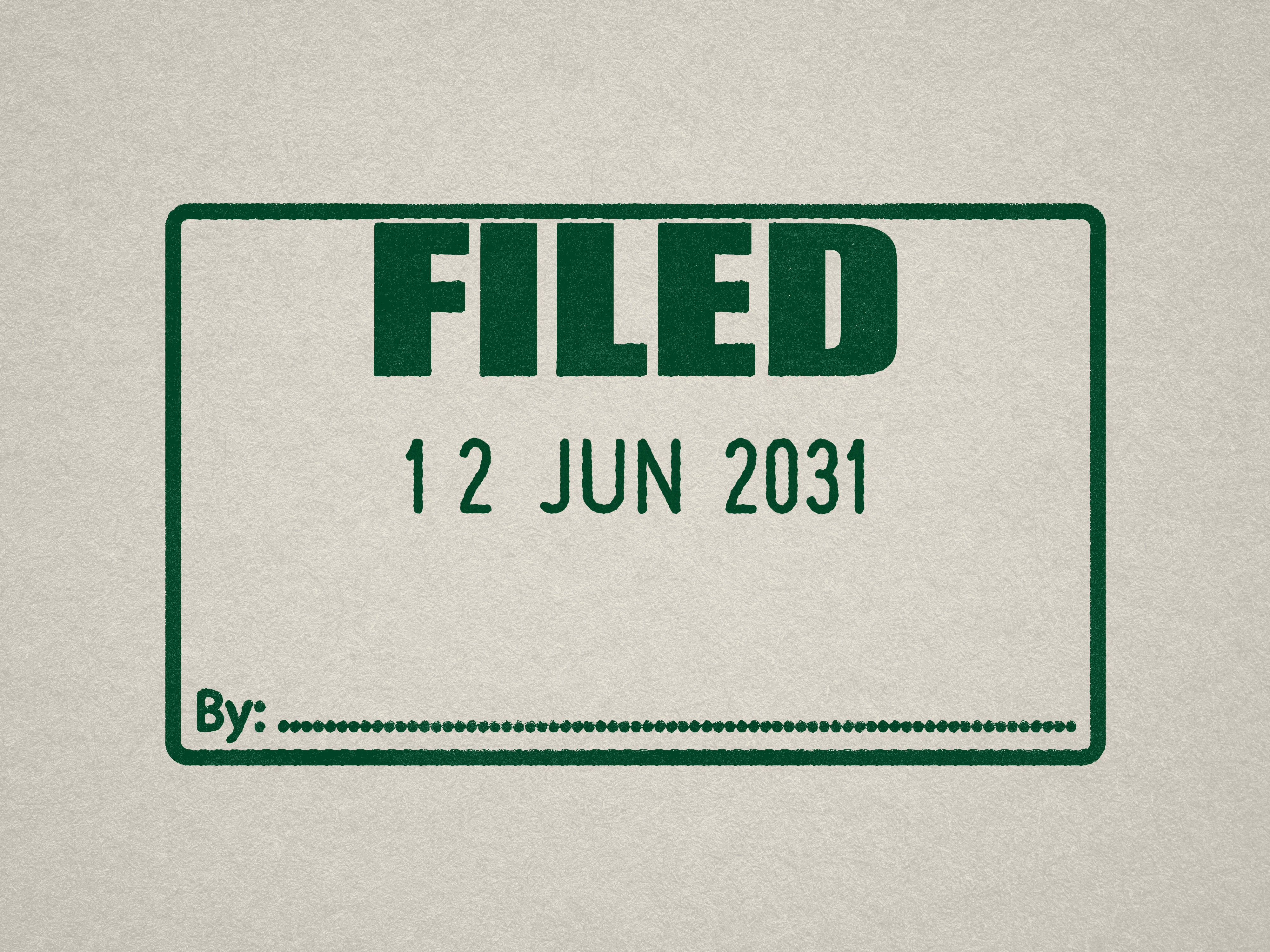 Filed Date Stamp – Stamp Lab