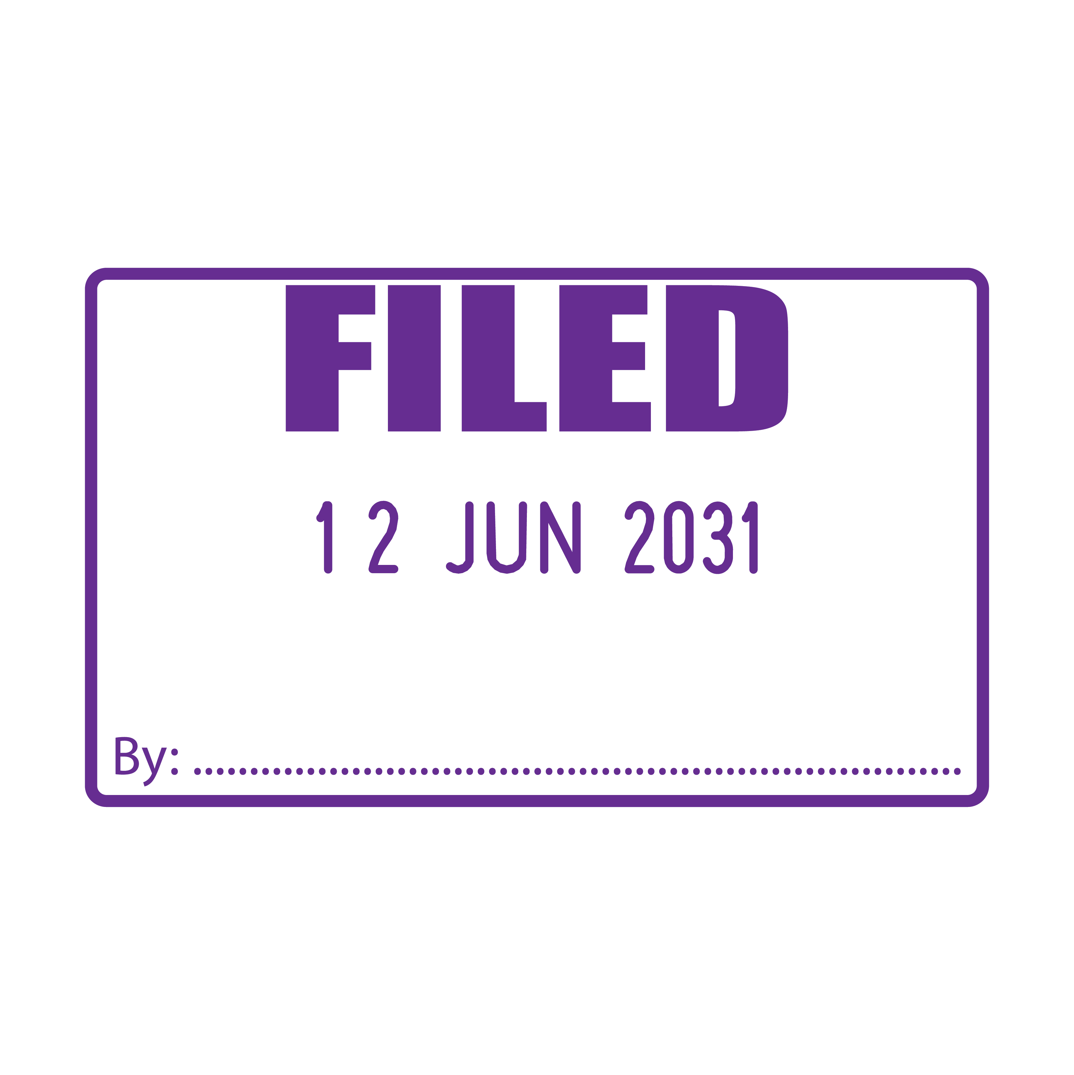 Filed Date Stamp – Stamp Lab