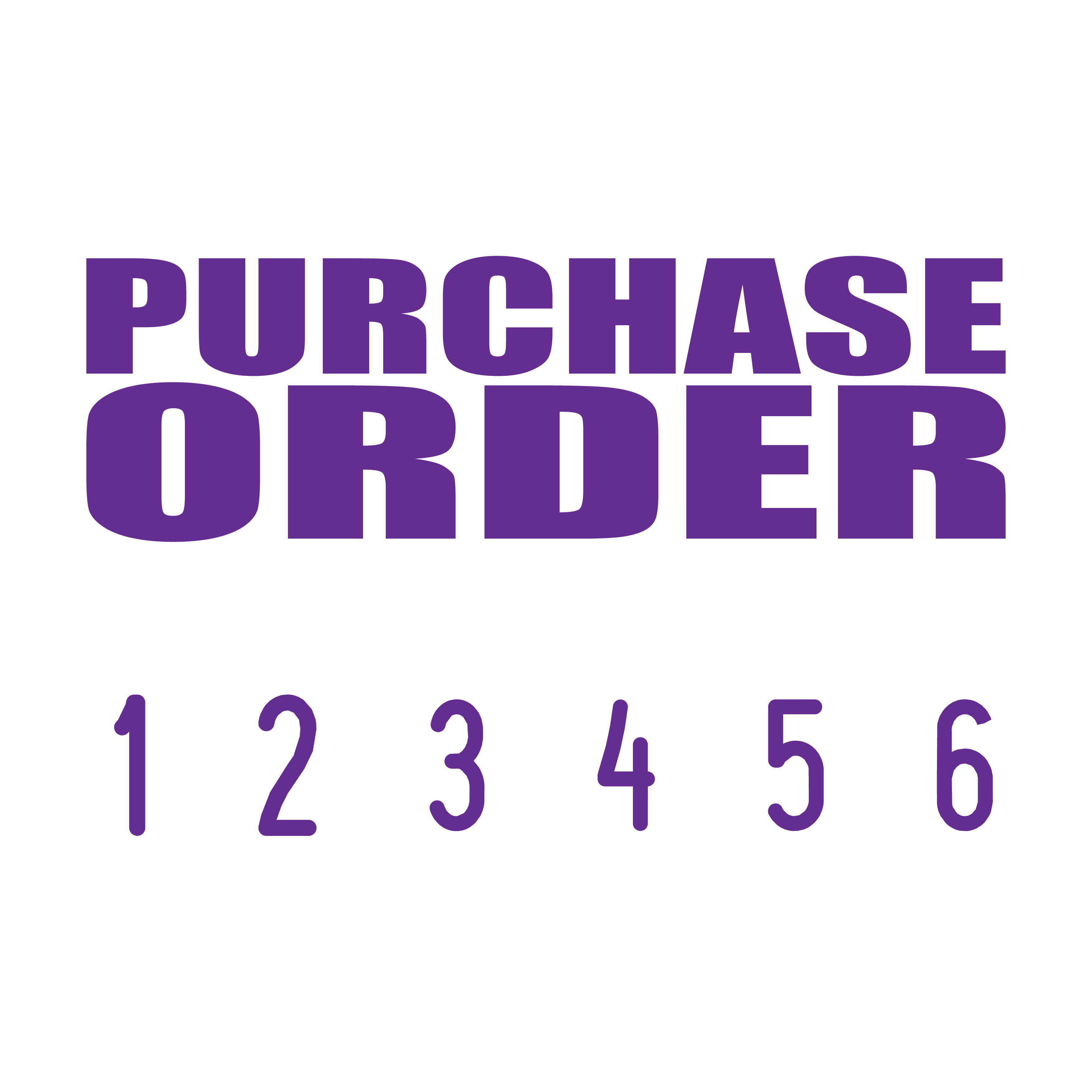 Purchase Order Mini-Number Stamp – Stamp Lab